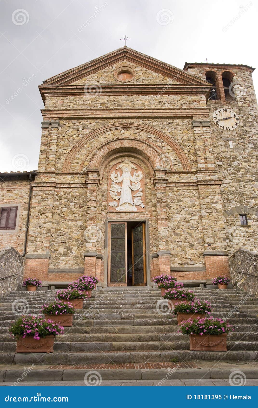Little Italian church stock image. Image of religion - 18181395
