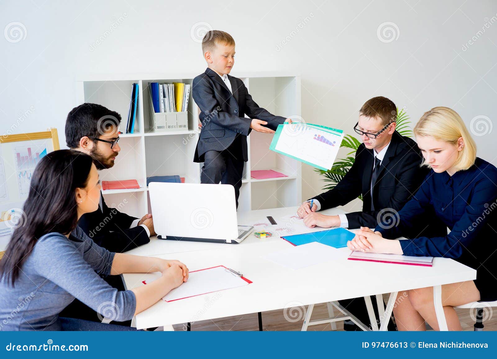 Little kid is the boss stock image. Image of boss, shirt - 97476613