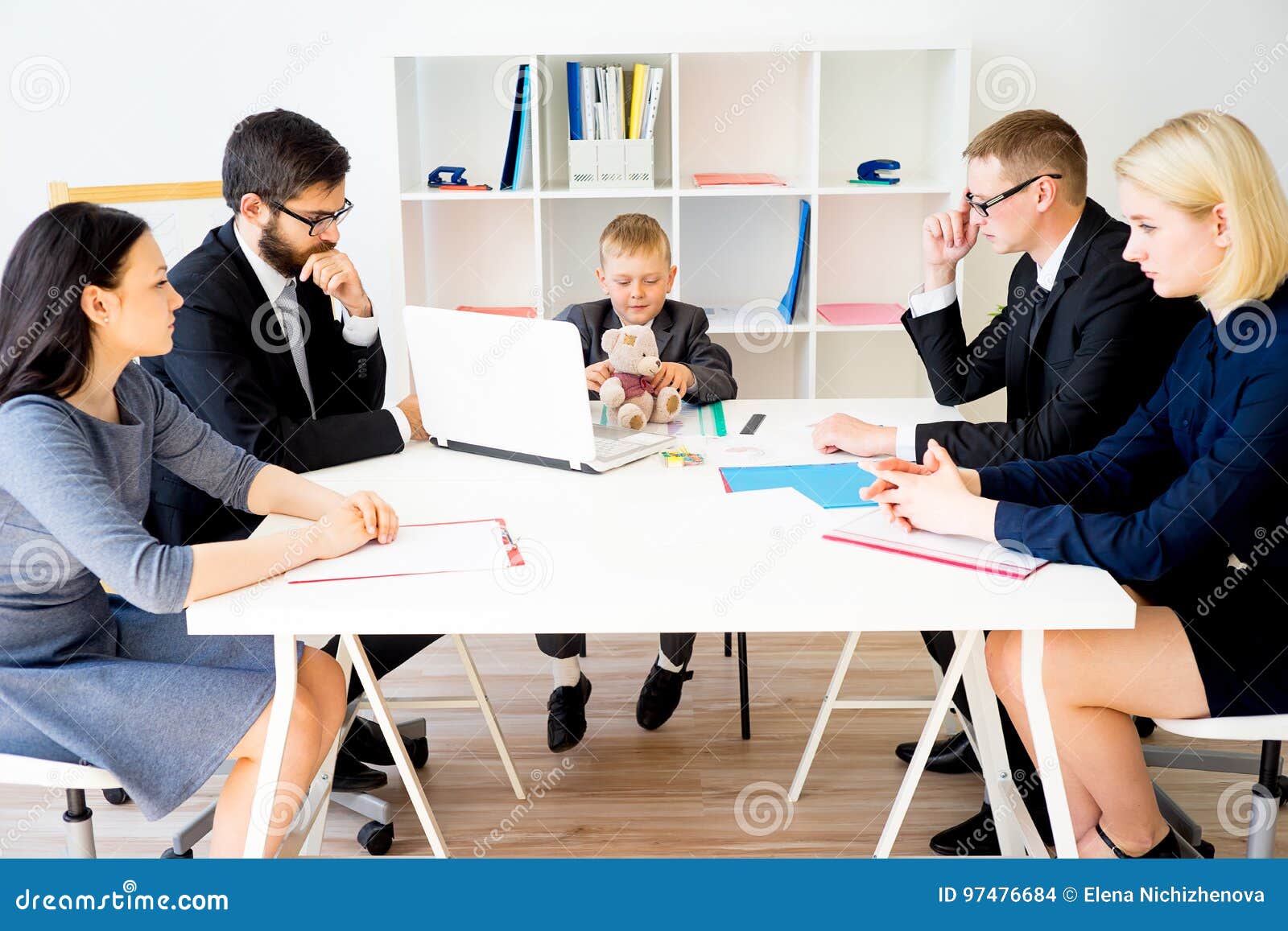 Little kid is the boss stock photo. Image of portrait - 97476684