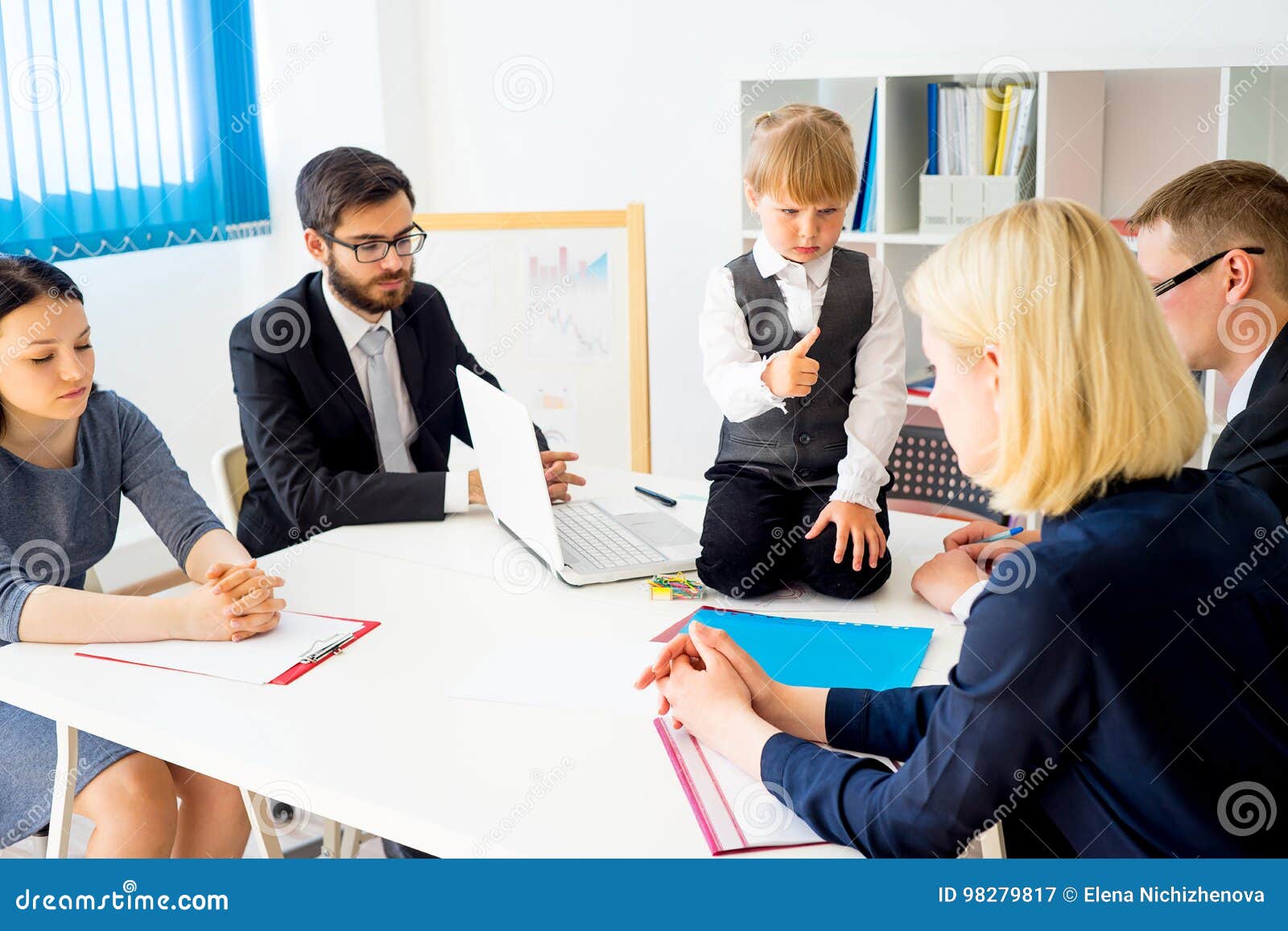 Little kid is the boss stock image. Image of people, male - 98279817