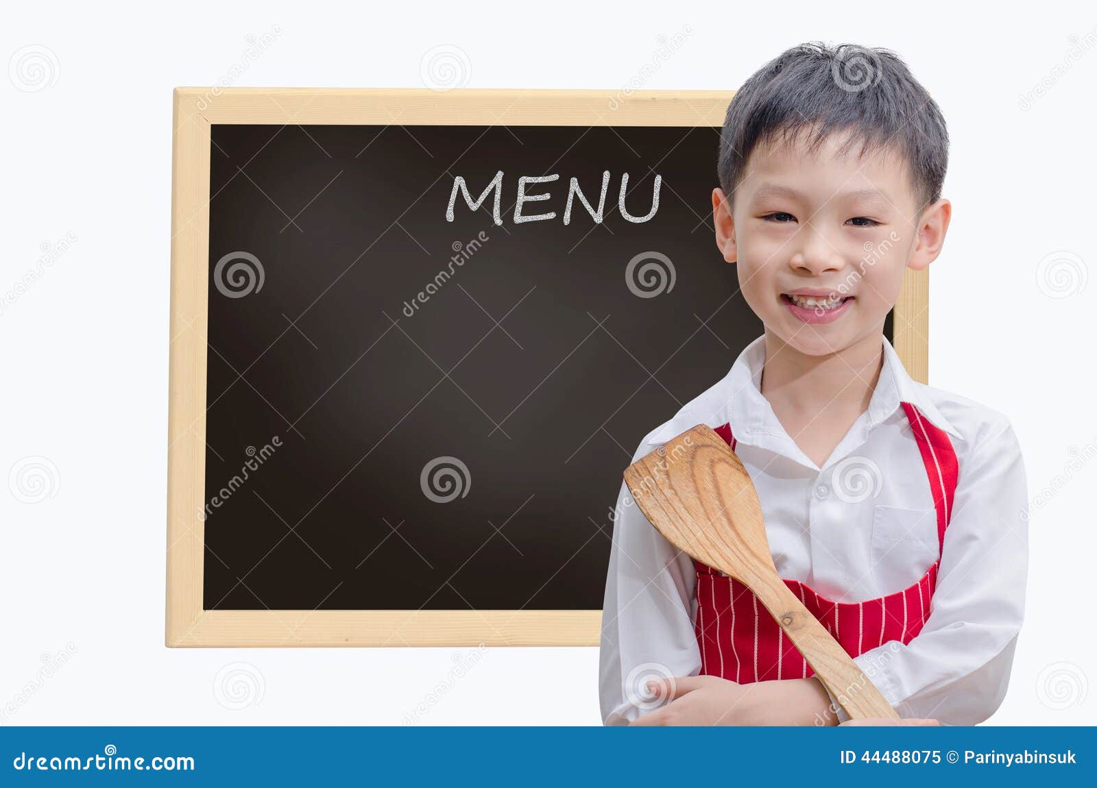 Little kid chef stock image. Image of black, chalkboard - 44488075