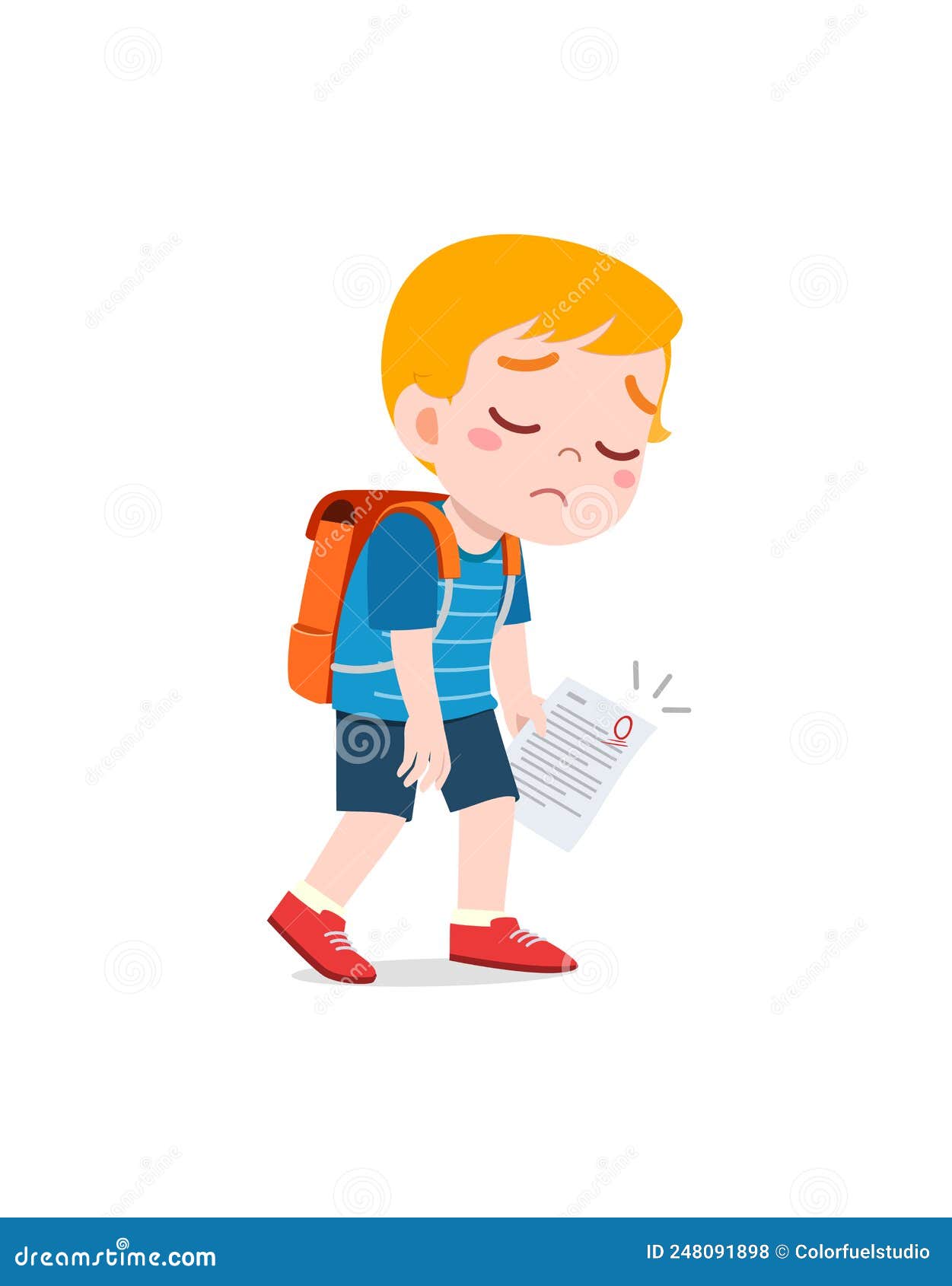 Guilty Looking Child Cartoon