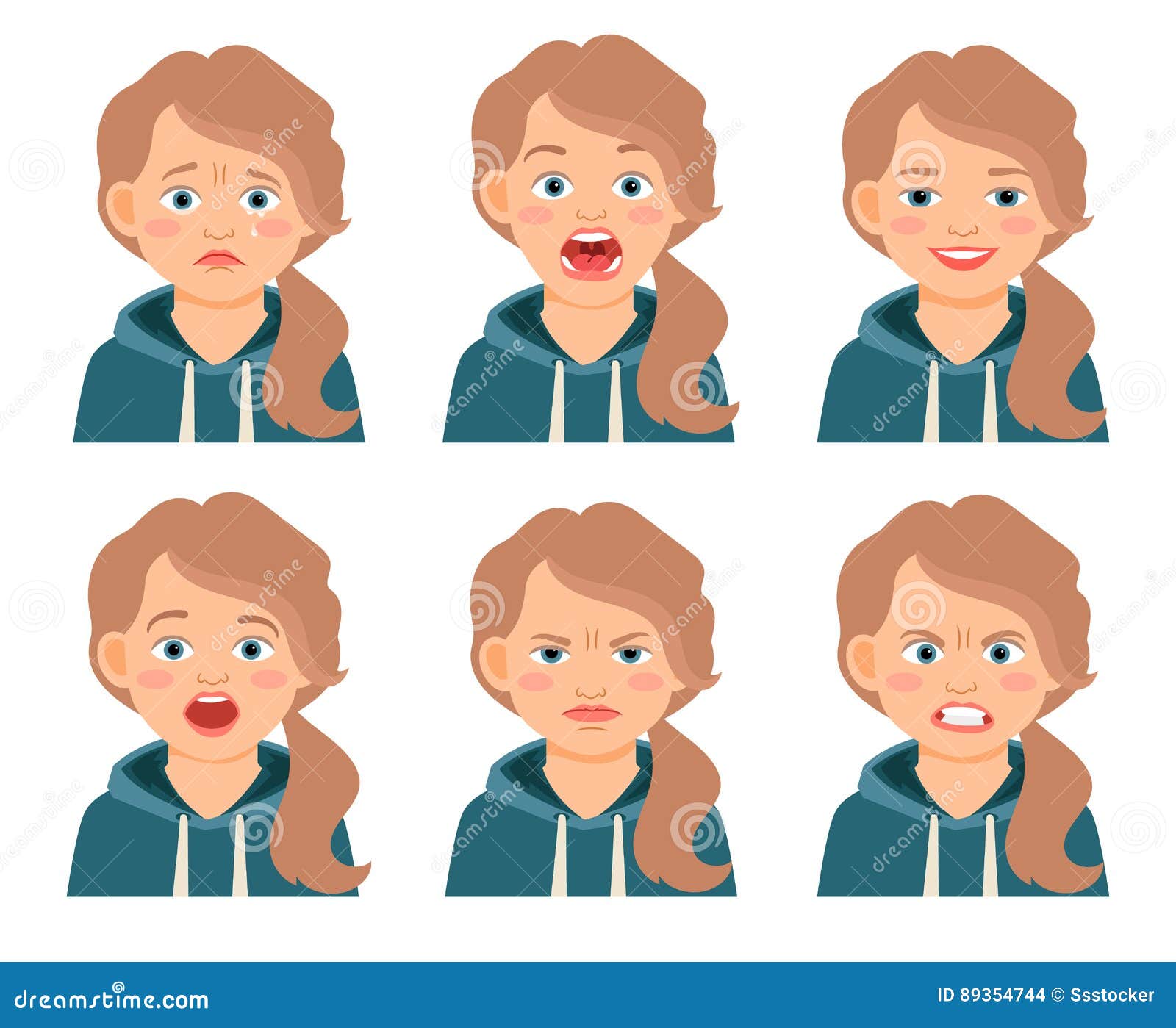 Two Angry Girls Arguing With Each Other, Hard Conversation Vector ... Two Angry Girls Arguing With Each Other, Hard Conversation Vector ...