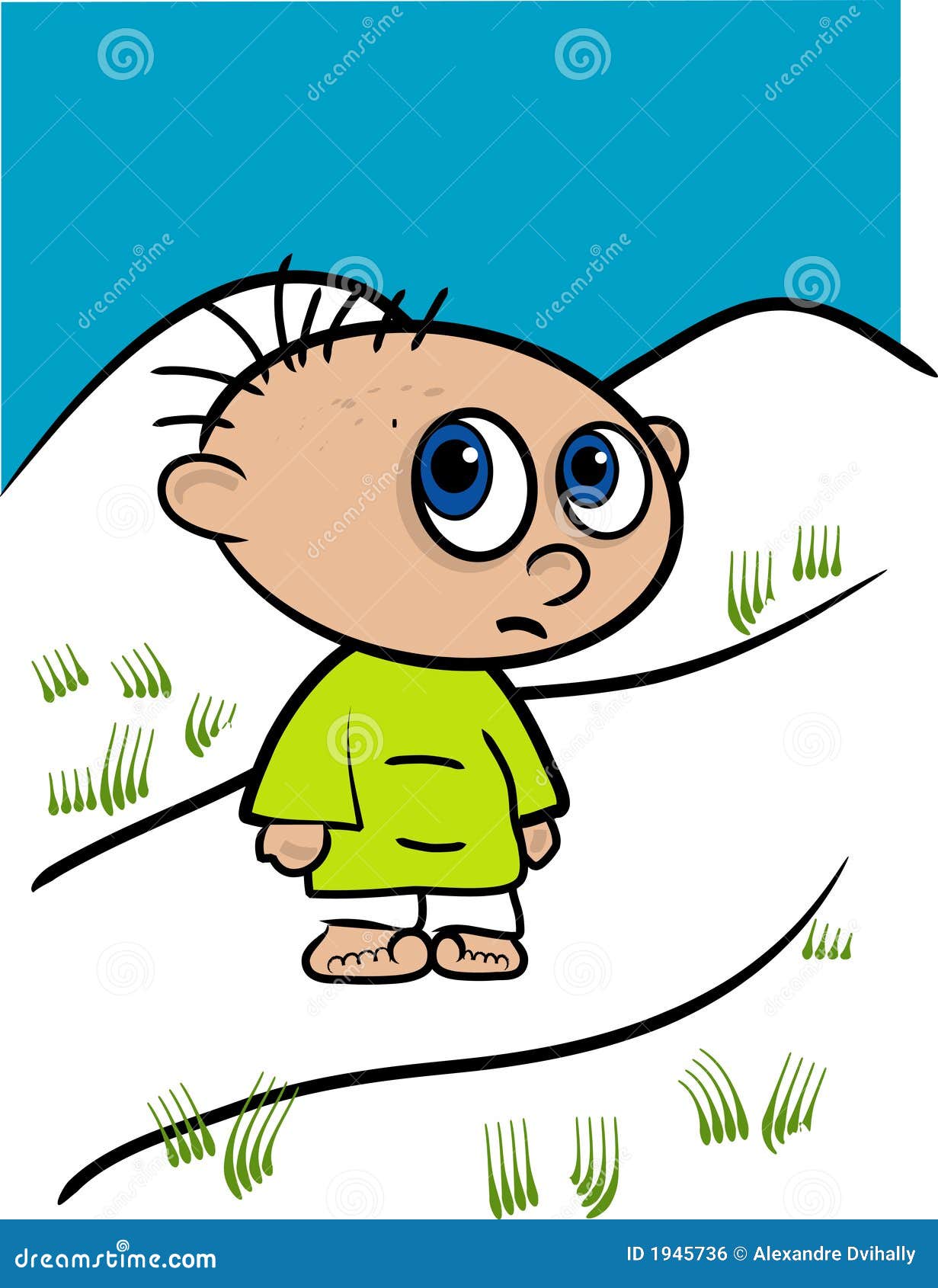 Tense Young Woman Cartoon Flat Vector Character | CartoonDealer.com ...