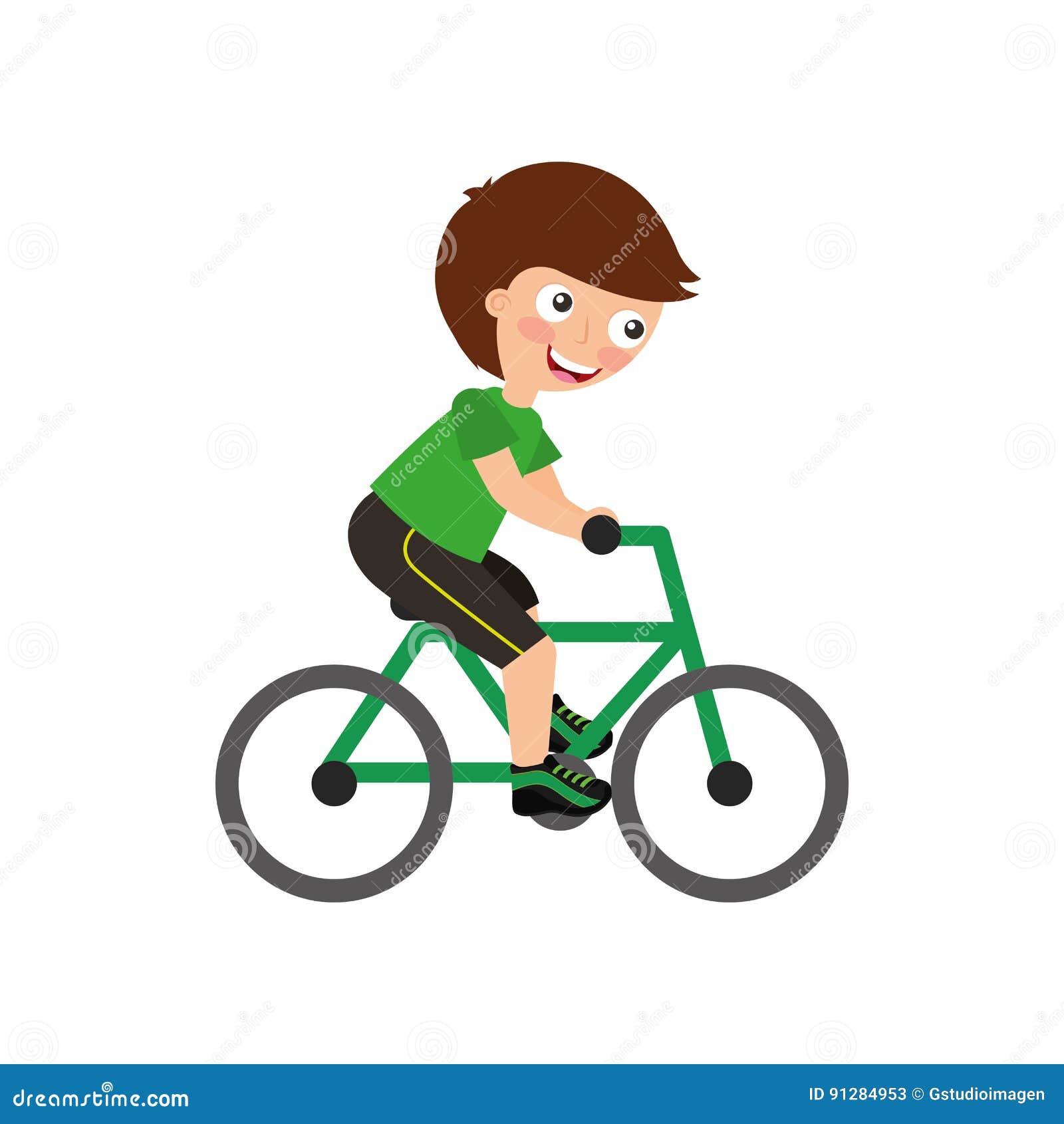 Little kid riding bicycle stock vector. Illustration of sketch - 91284953