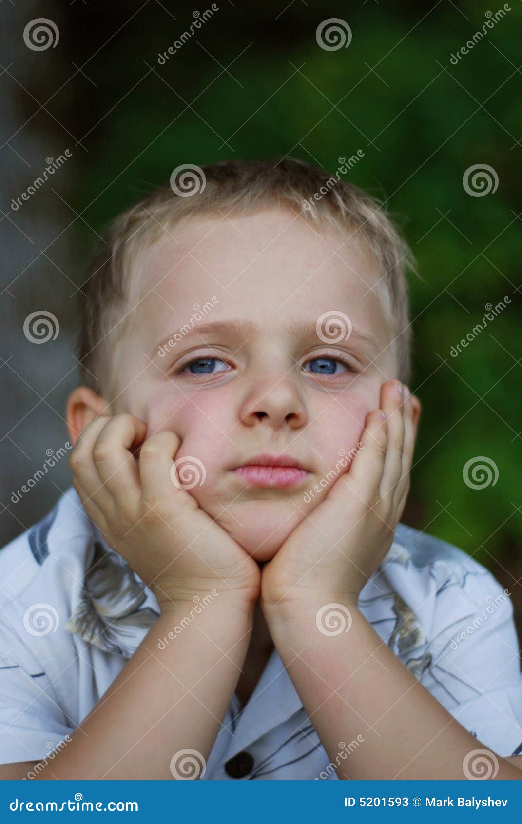 Little kid thinking stock image. Image of pretty, thinking - 5201593