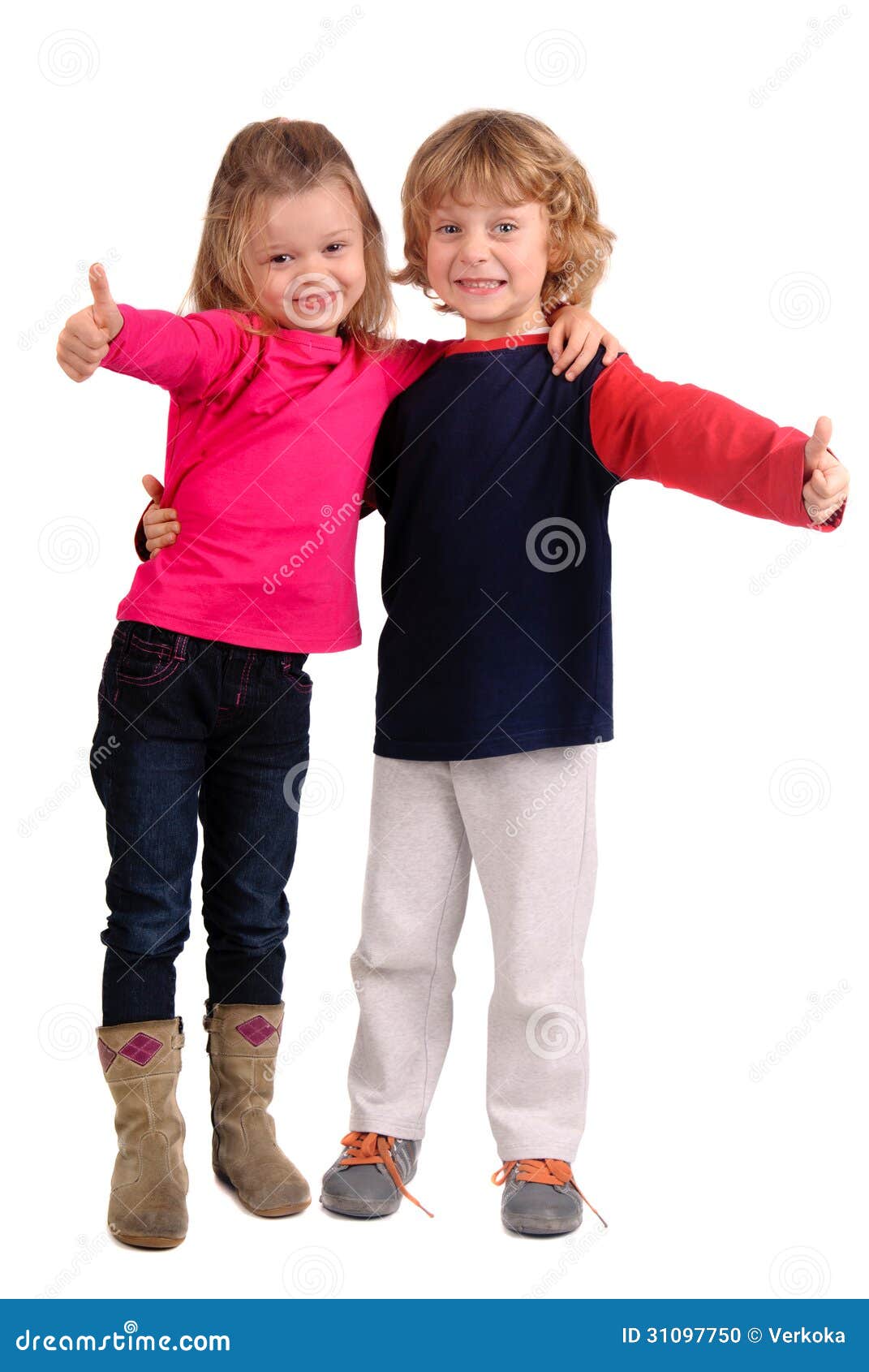 Little kids posing stock photo. Image of friends, children - 31097750
