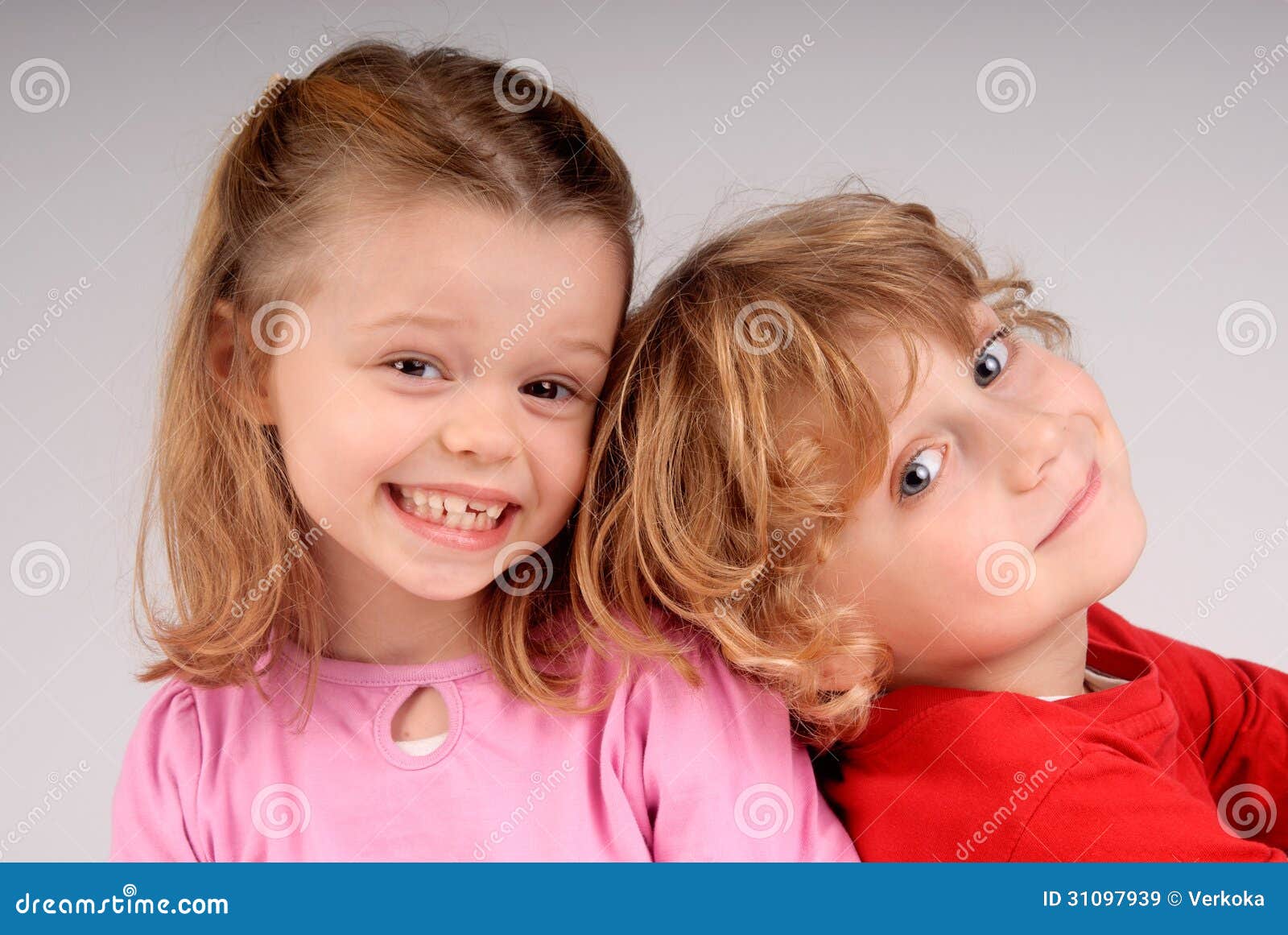 Little kids posing stock image. Image of female, childhood - 31097939