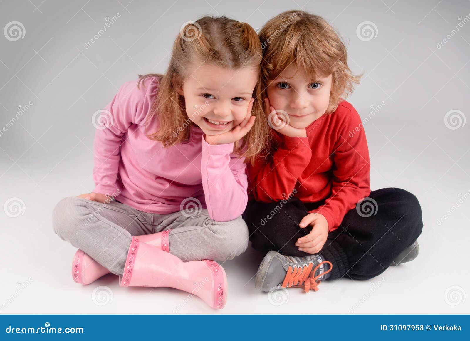 Little kids posing stock photo. Image of little, kids - 31097958
