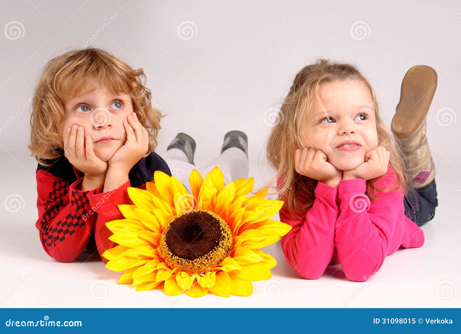 Little kids posing stock image. Image of childhood, happy - 31098015
