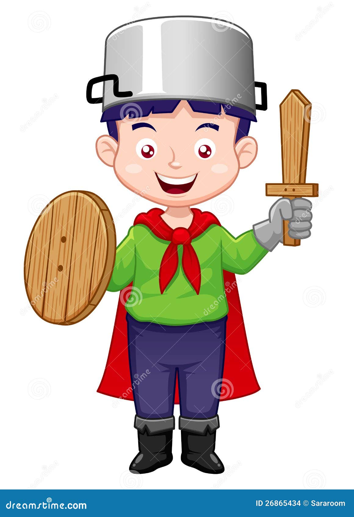 Little Knight stock vector. Illustration of boys, knight - 26865434