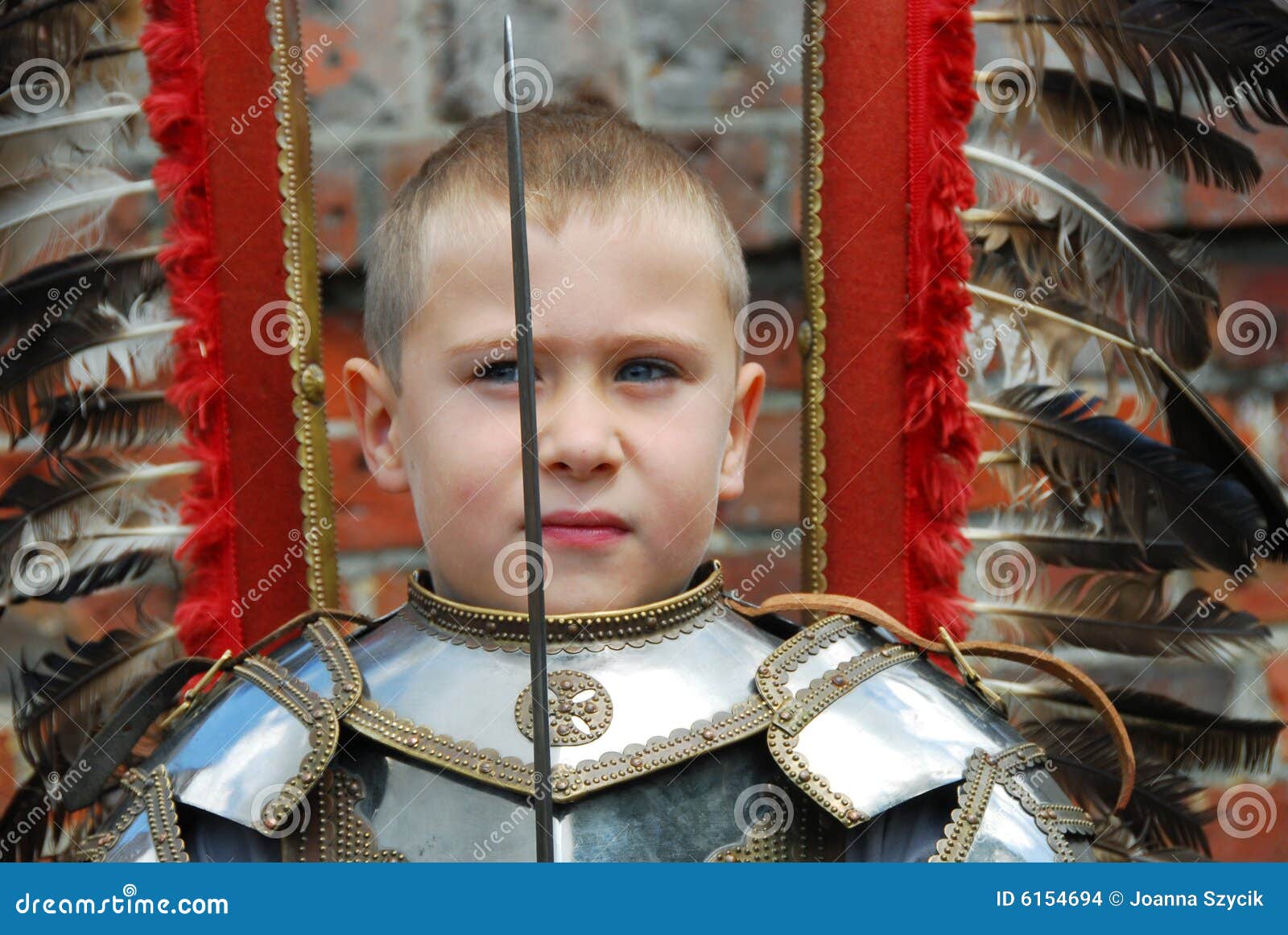 Little knight stock photo. Image of sword, metal, young - 6154694