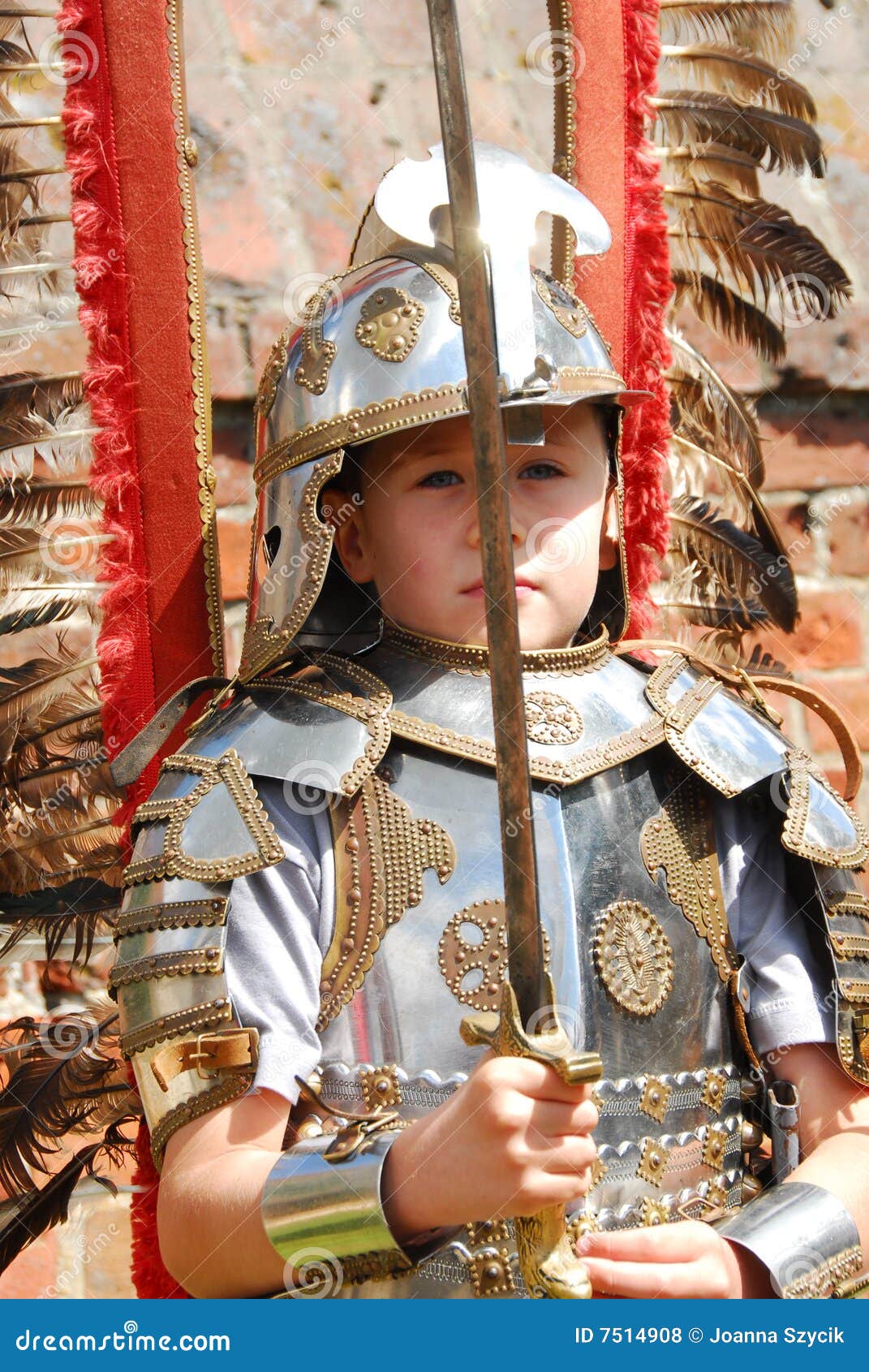 Little knight stock photo. Image of protection, metal - 7514908