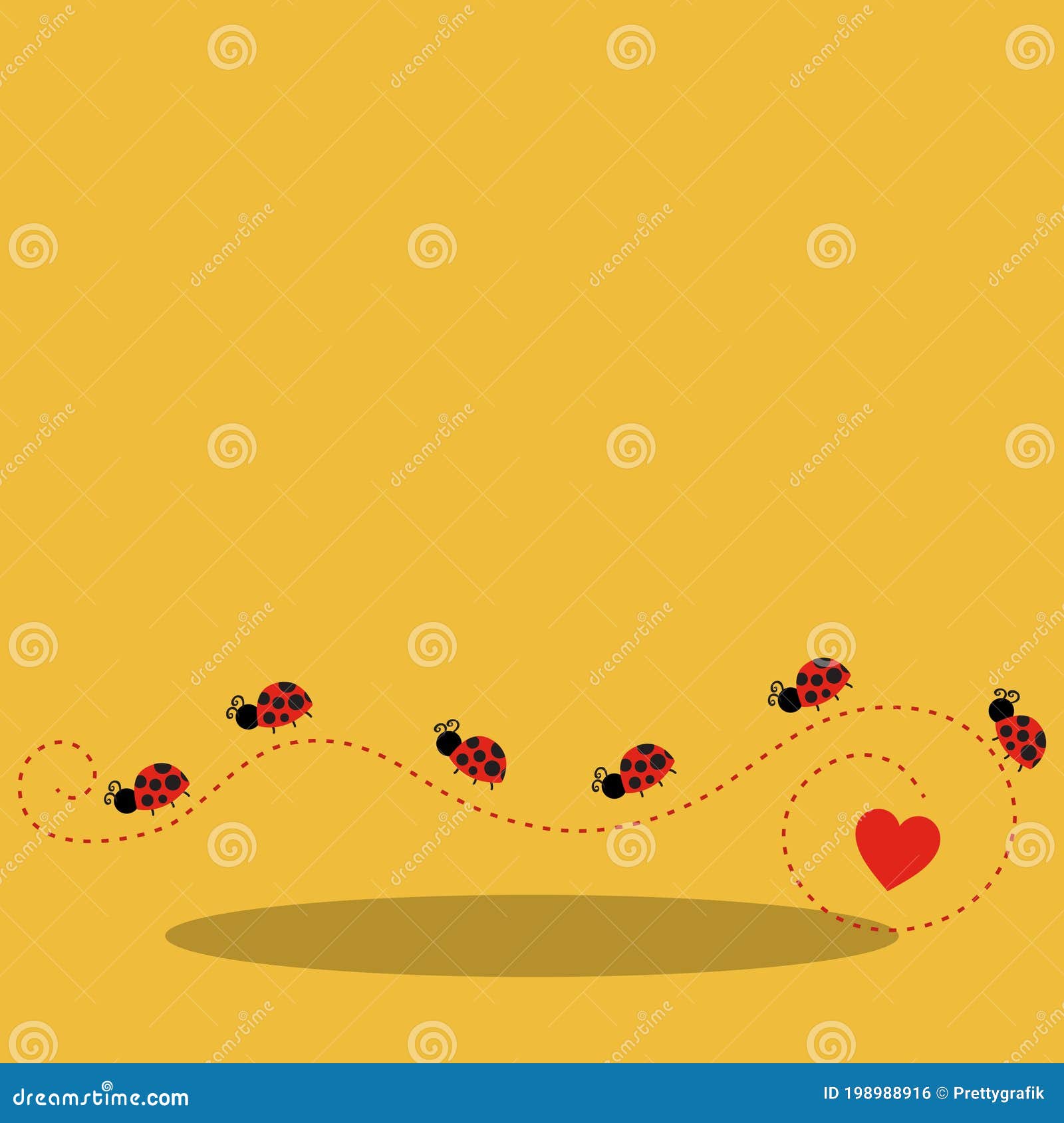 Little Lady Bugs Many Lady Birds 18 Stock Vector - Illustration of ...