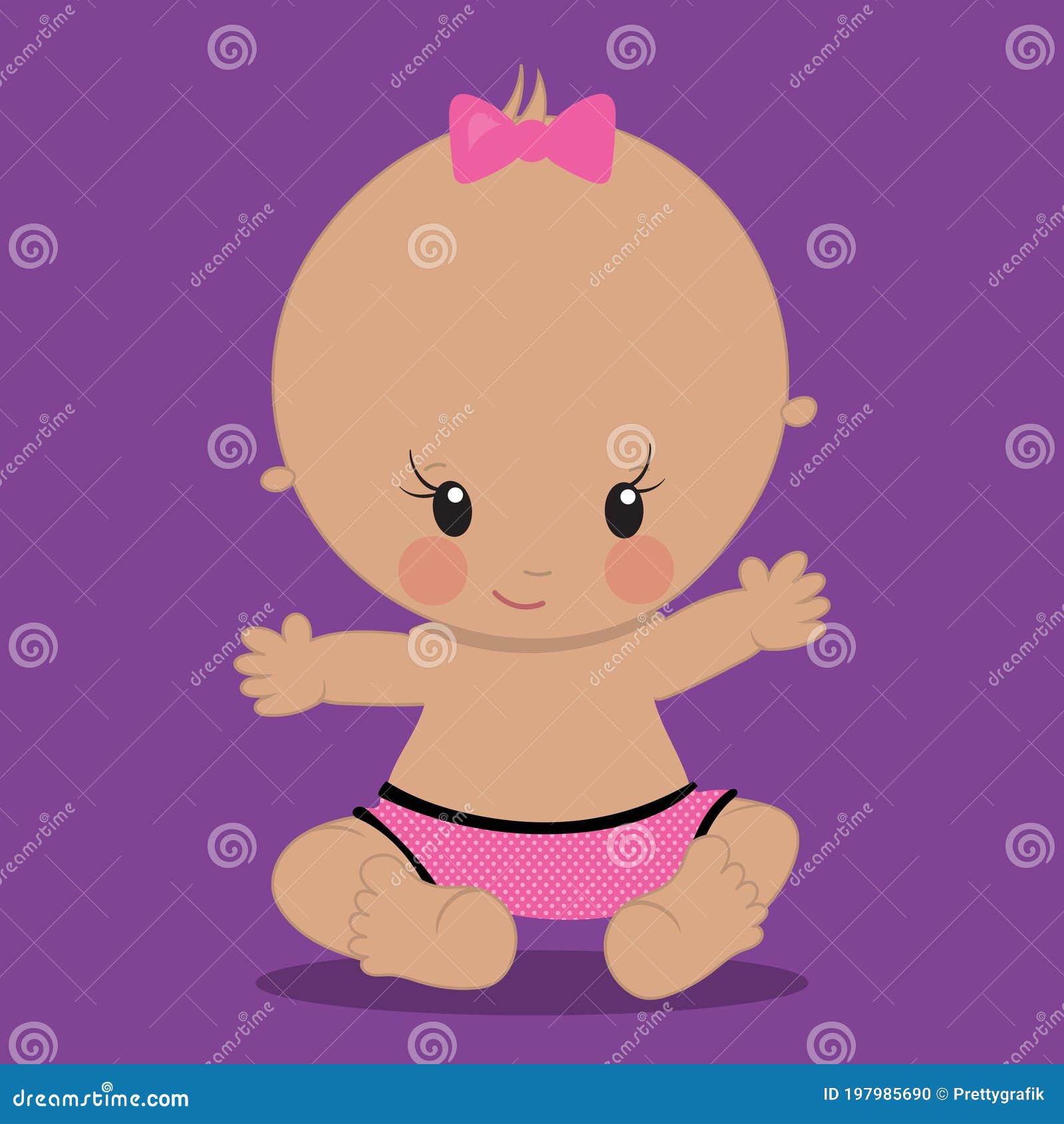 LITTLE LADY VIOLET 04 stock vector. Illustration of violet - 197985690