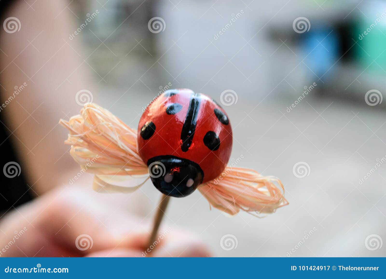 Ladybug toy stock image. Image of wildlife, leaf, nature - 101424917