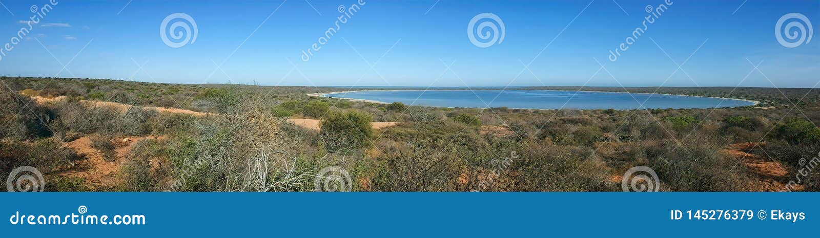 Little Lagoon Panorama View in WA Stock Image - Image of scenic ...
