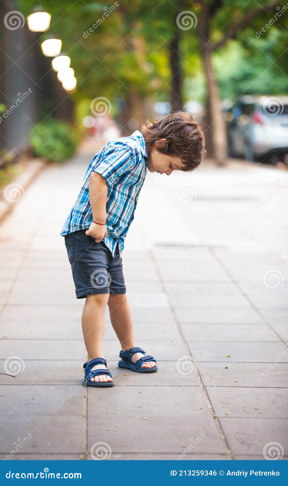 Little Latin Boy Posing Outdoors Stock Photo - Image of child, little ...