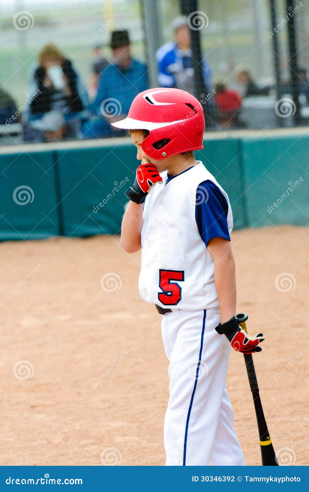 Little League Baseball Batter Stock Photo - Image of home, helmet: 30346392