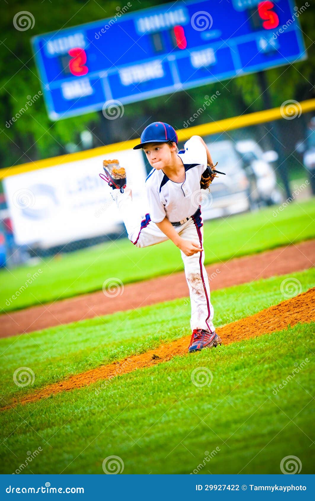 Little League Baseball Pitcher Stock Photo - Image of child, little ...