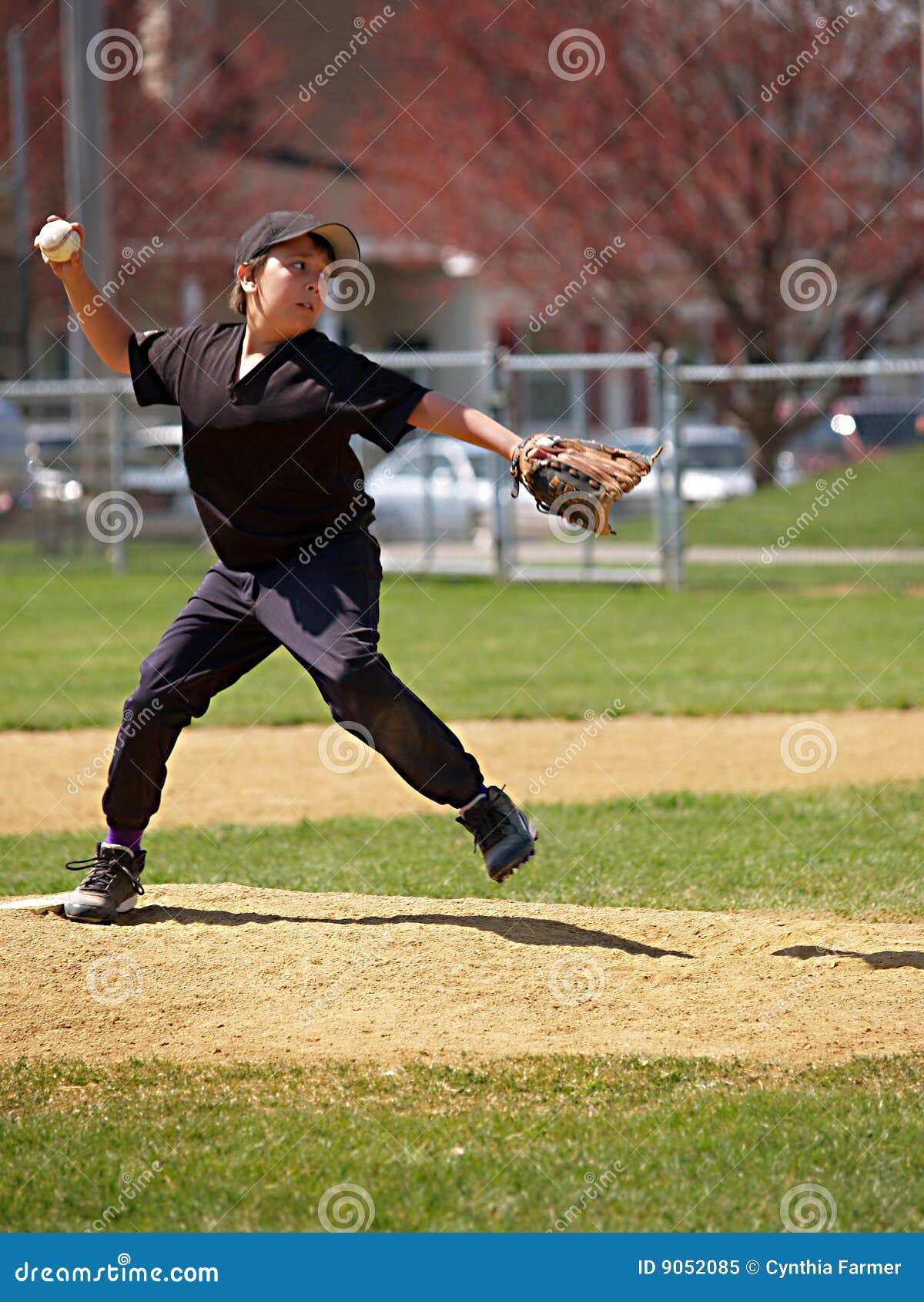 Little league pitcher stock image. Image of mound, competition - 9052085
