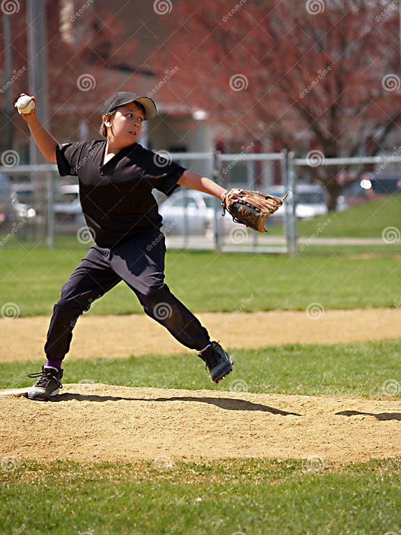 Little league pitcher stock image. Image of mound, competition - 9052085