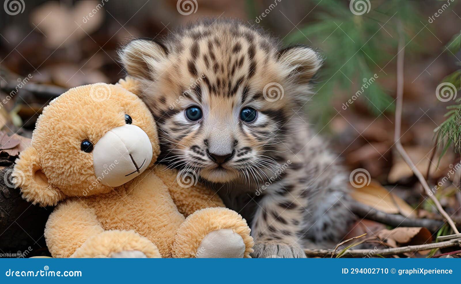 Little Leopard Cub Having Fun Stock Illustration - Illustration of ...