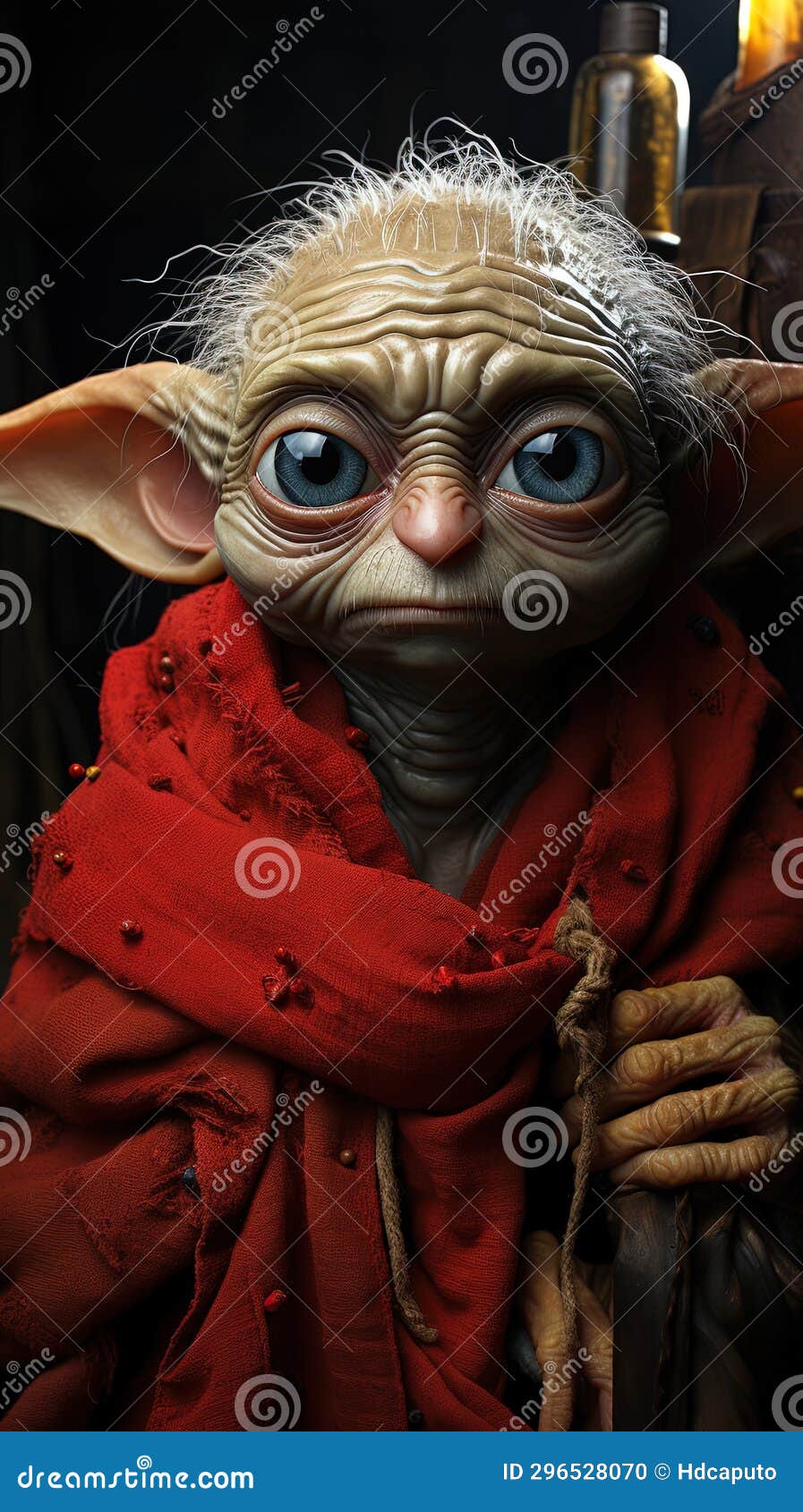 Little Malnourished Elf In Hobo Clothes Royalty-Free Stock Photography ...