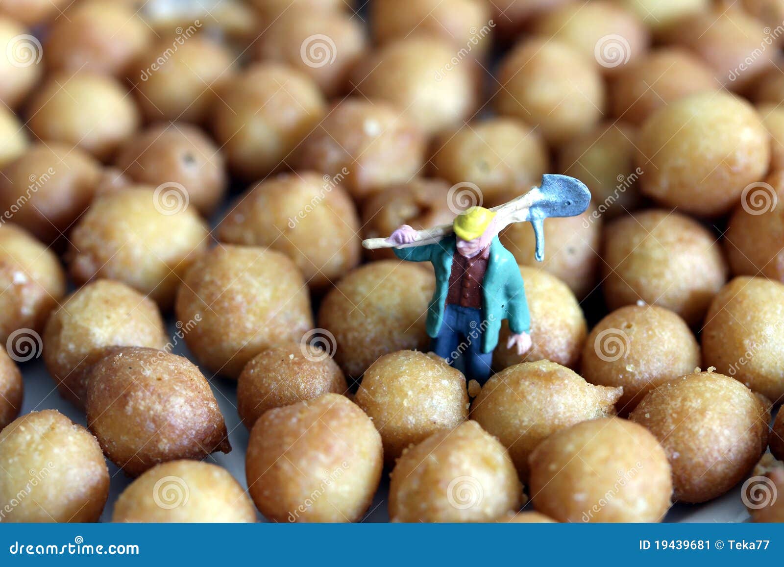 Little man in back peas stock image. Image of food, power - 19439681