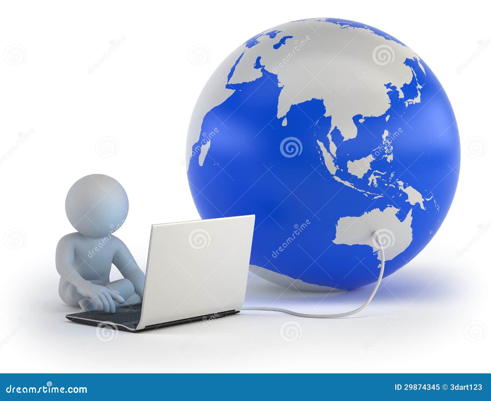 3d Small People - Global Communication Royalty Free Stock Photo - Image ...