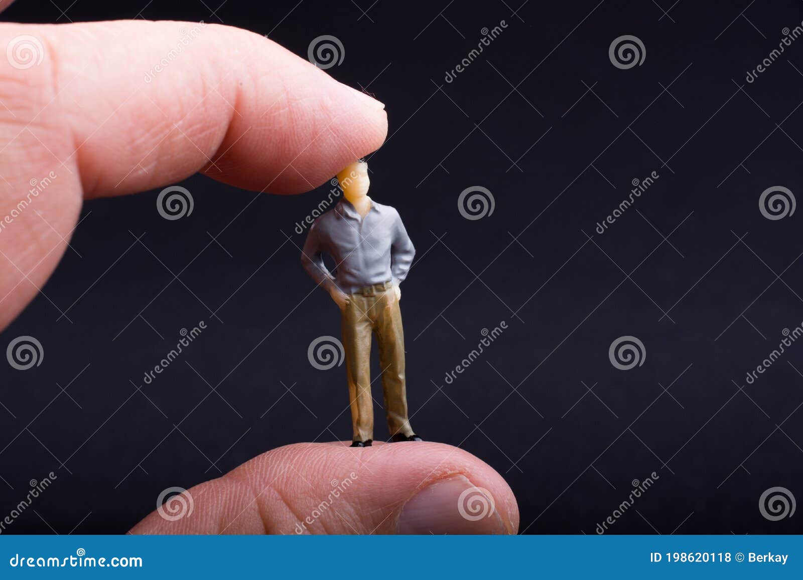 Little Man Figurine in View Stock Photo - Image of concept, figure ...