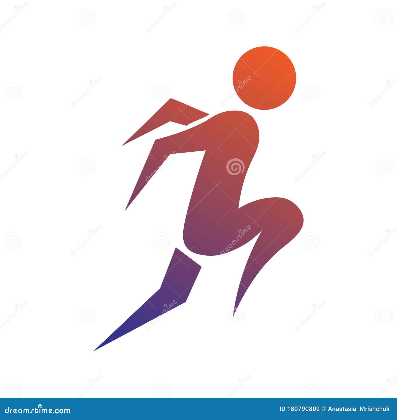 Little Man Icon on a White Background Stock Illustration - Illustration ...