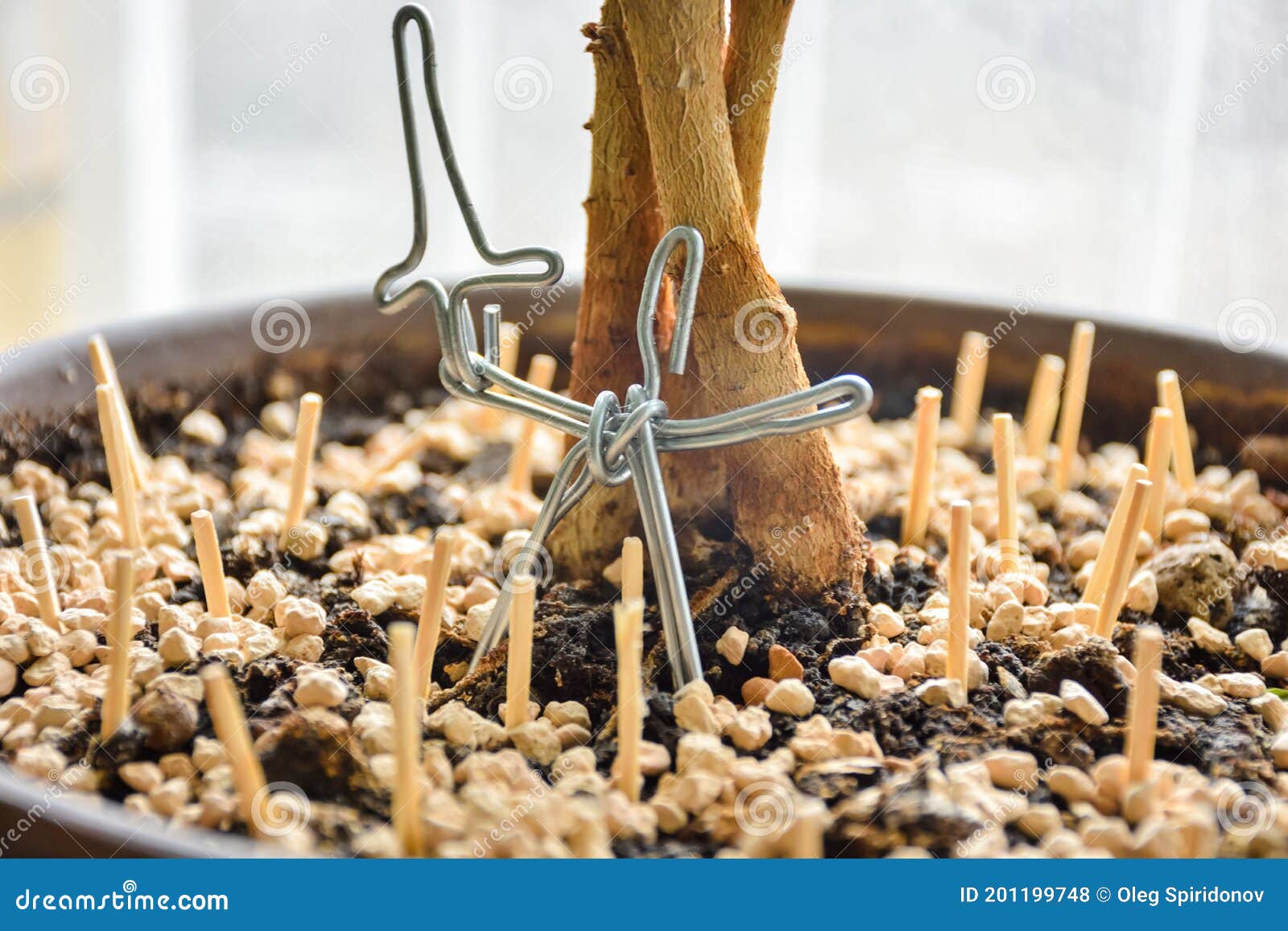 Little Man Made of Metal Wire, Wire Man Stock Photo - Image of shiny ...