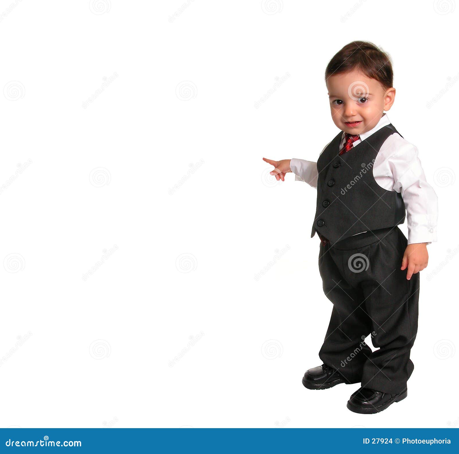 Little Man Series: Pointing (2 of 2) Stock Photo - Image of business ...