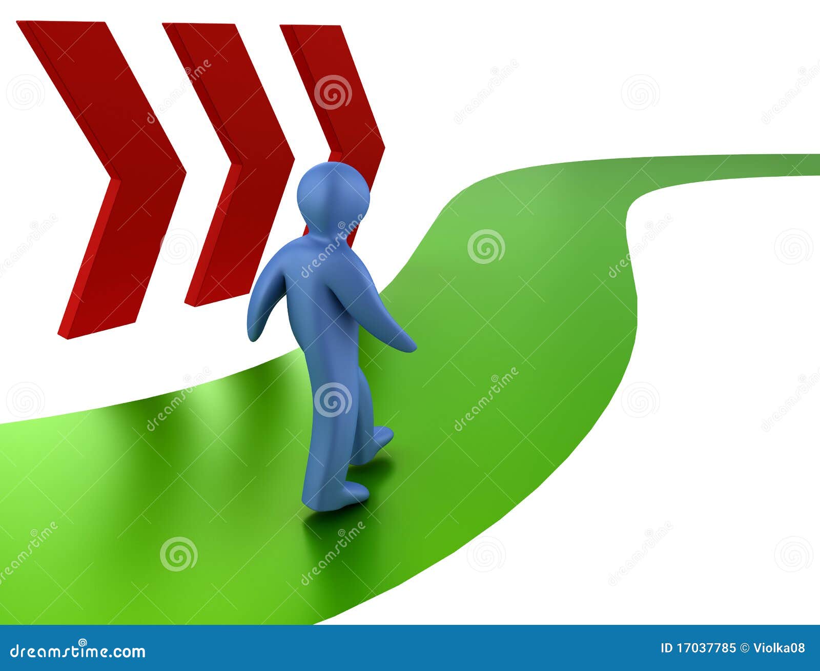 Little man walking stock illustration. Illustration of arrow - 17037785