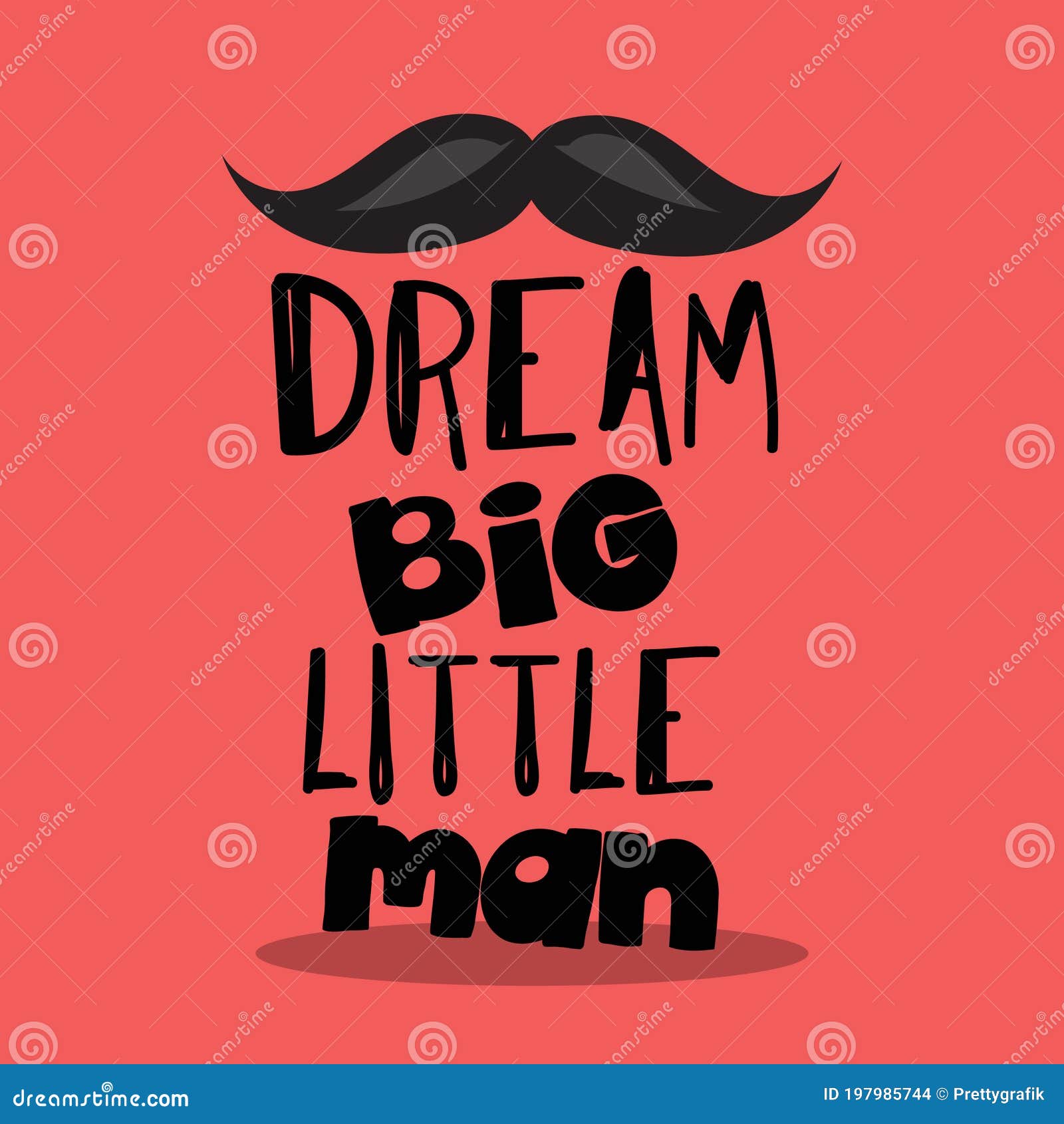 LITTLE MAN WORD DREAM 09 stock vector. Illustration of graphic - 197985744