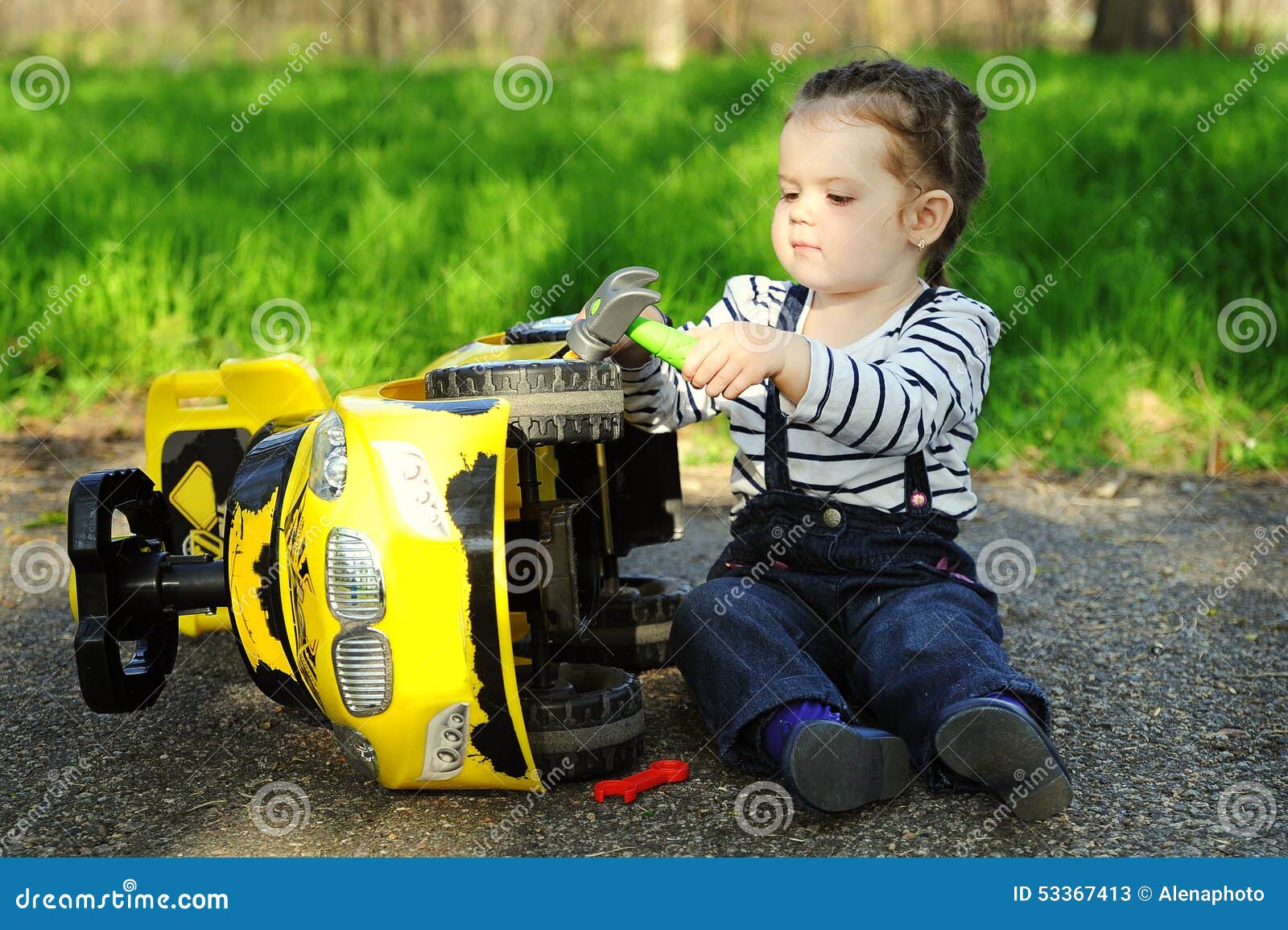Little mechanic stock image. Image of cute, outdoor, colorful - 53367413