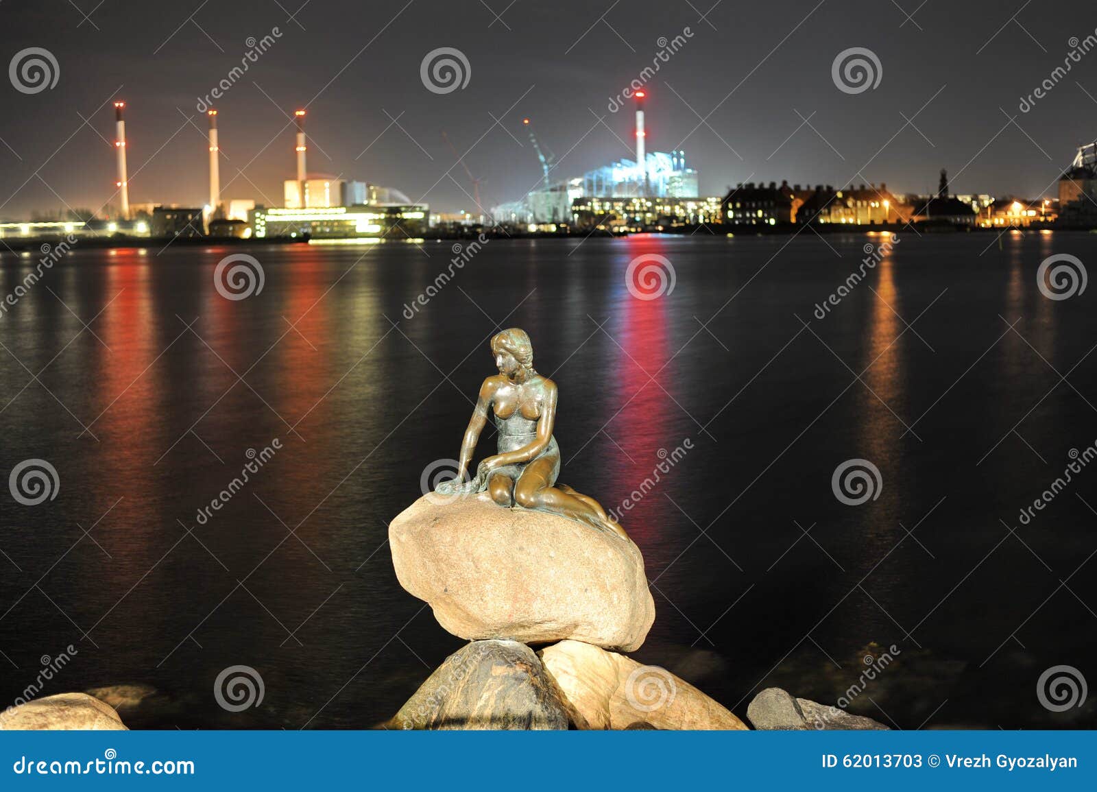 The Little Mermaid, Copenhagen,Denmark Editorial Stock Photo - Image of ...