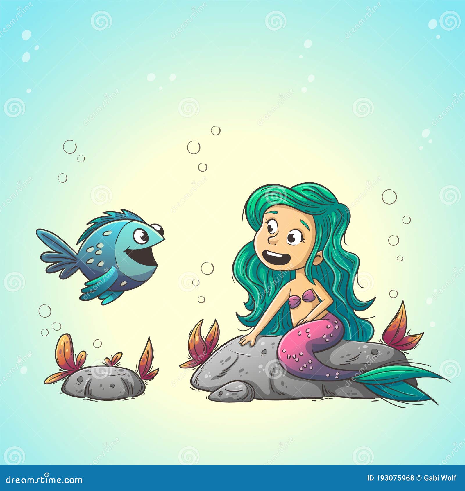 Mermaid Laughing, Angry, Surprised, In Love, Listening To Music ...