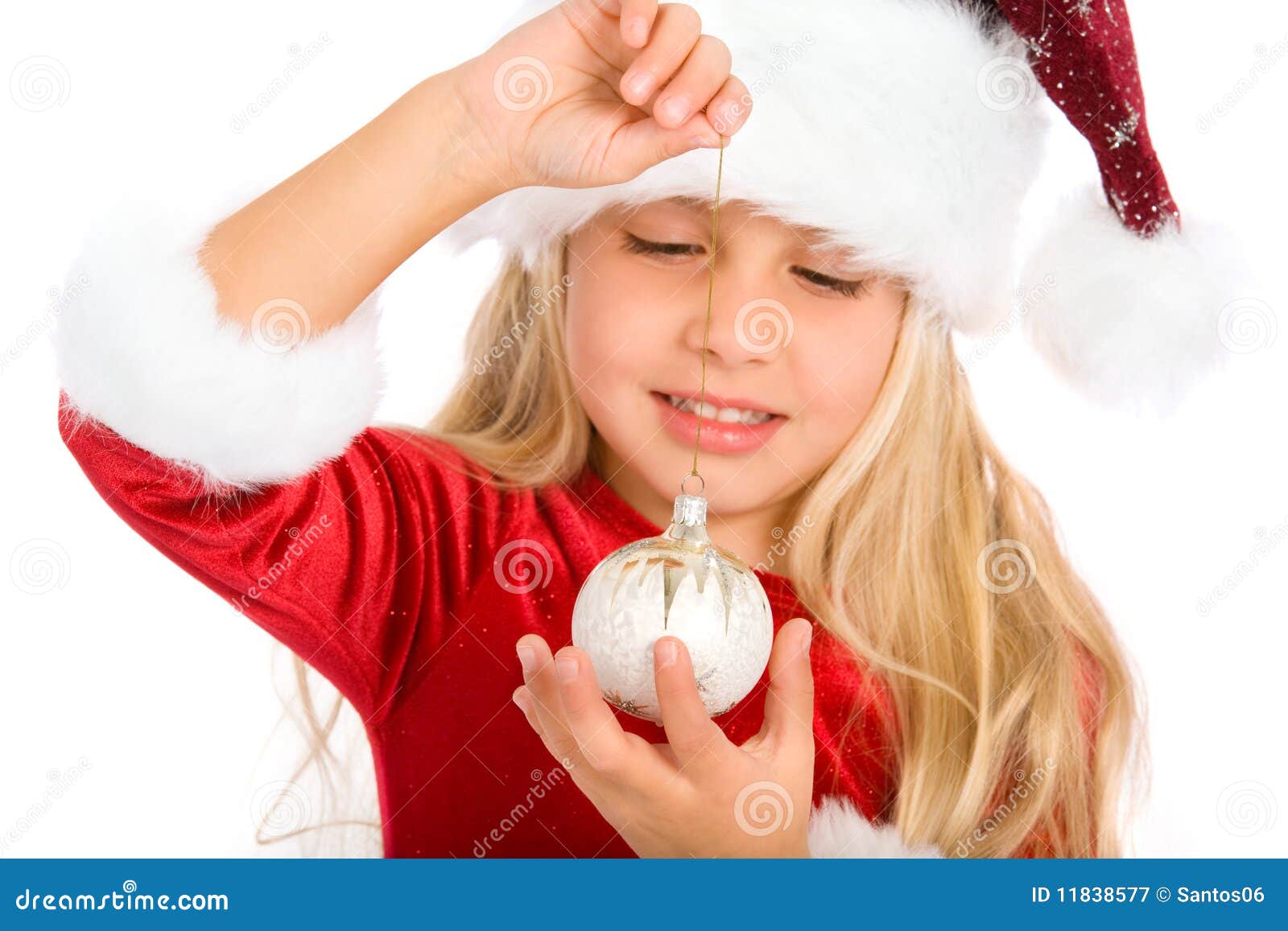 Little miss santa stock image. Image of cute, smiling - 11838577