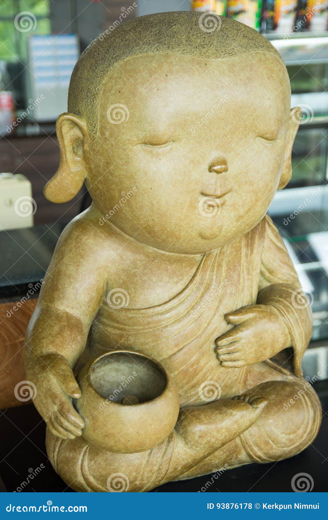 Little monk statue stock photo. Image of buddhist, sculpture - 93876178