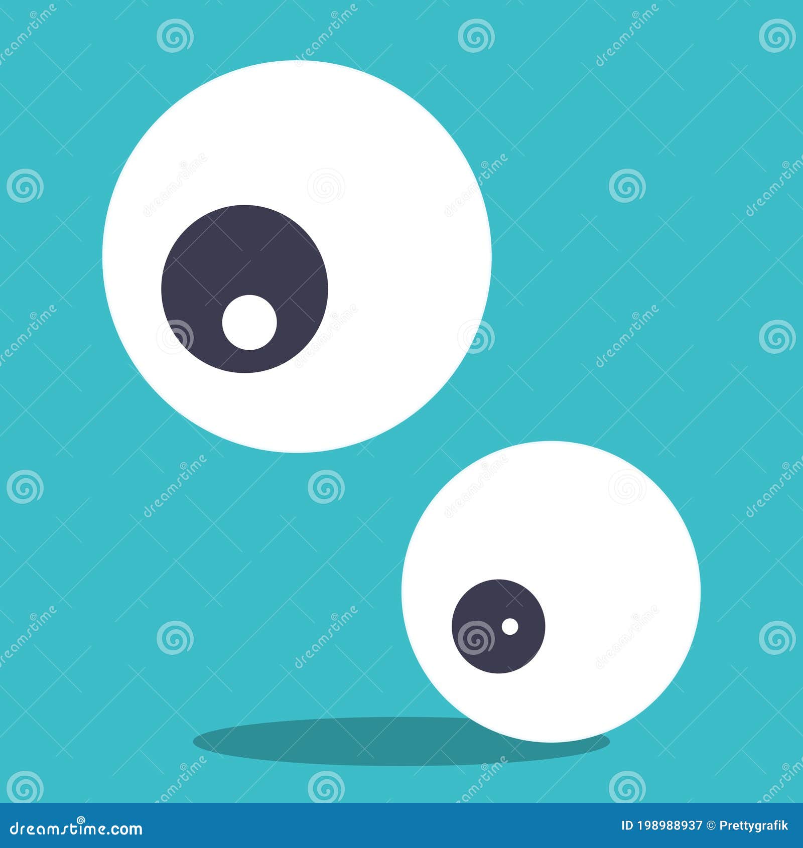 Little monster eye 11 stock vector. Illustration of monster - 198988937