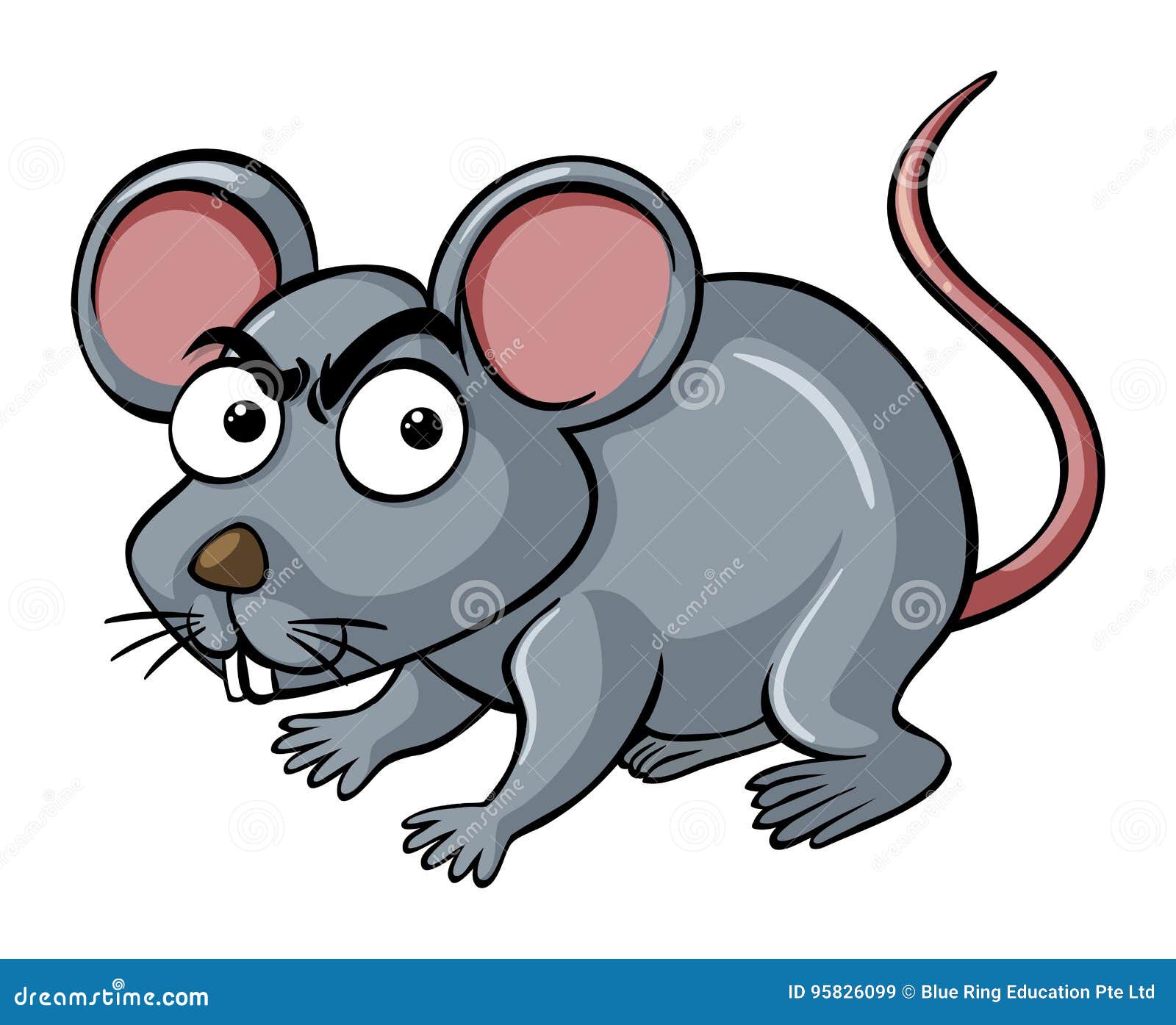 Angry Rat Vector Illustration | CartoonDealer.com #33033124