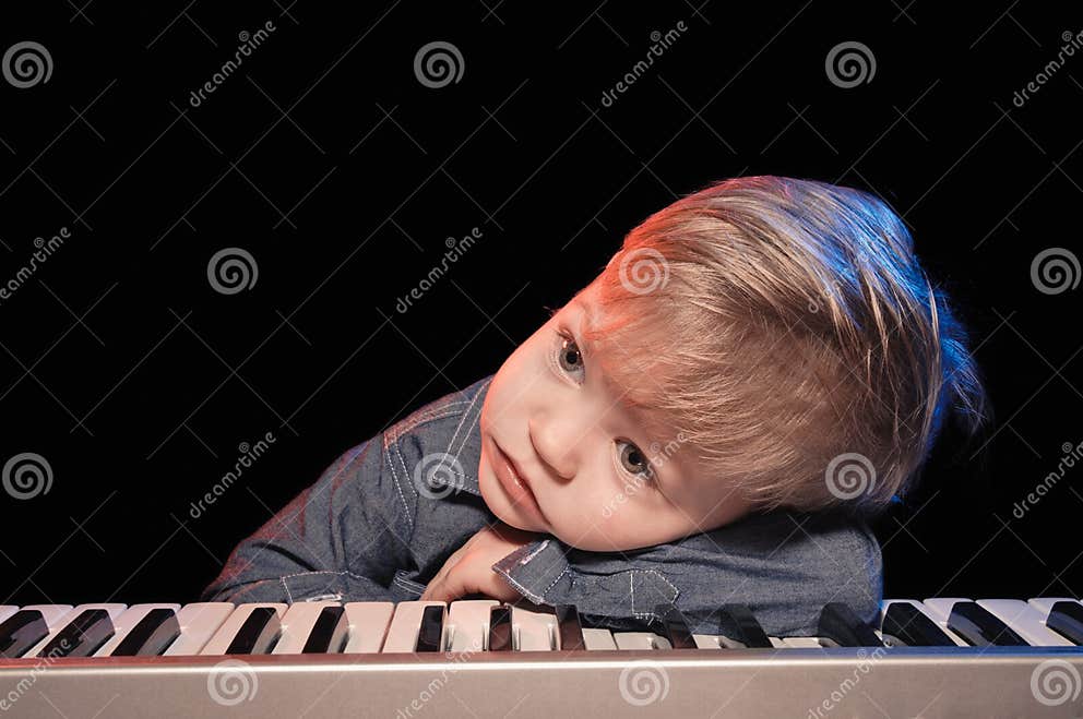 Little musicman stock image. Image of energy, comedy - 25757719