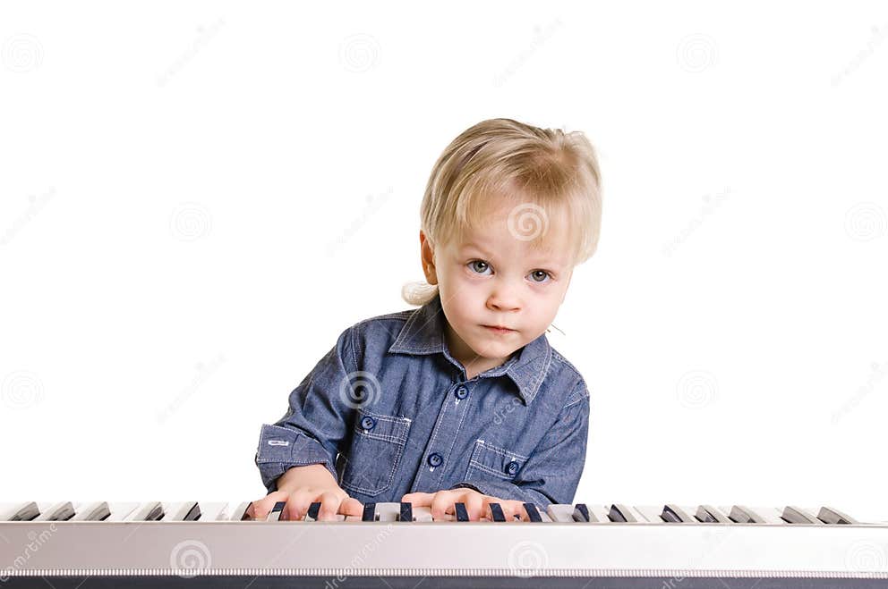 Little musicman stock photo. Image of entertainment, musician - 27955718