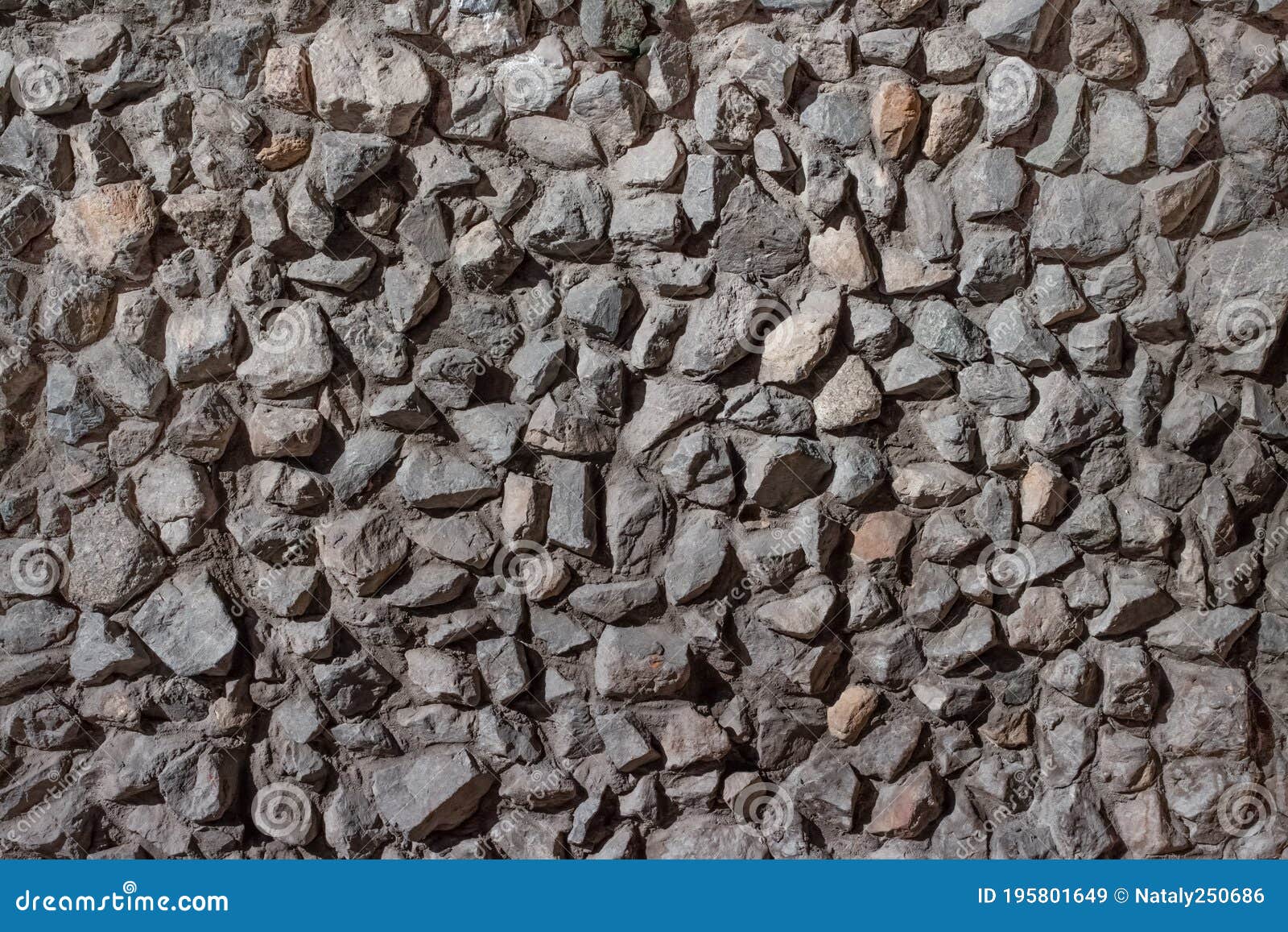 Little Natural Stone Wall Concrete Grey Surface Texture Stock Image ...