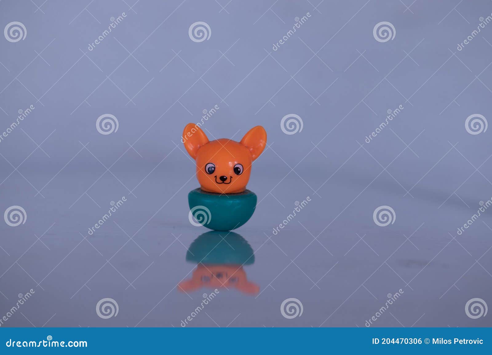 Little Orange Fox Small Toy for Children Stock Photo - Image of ...