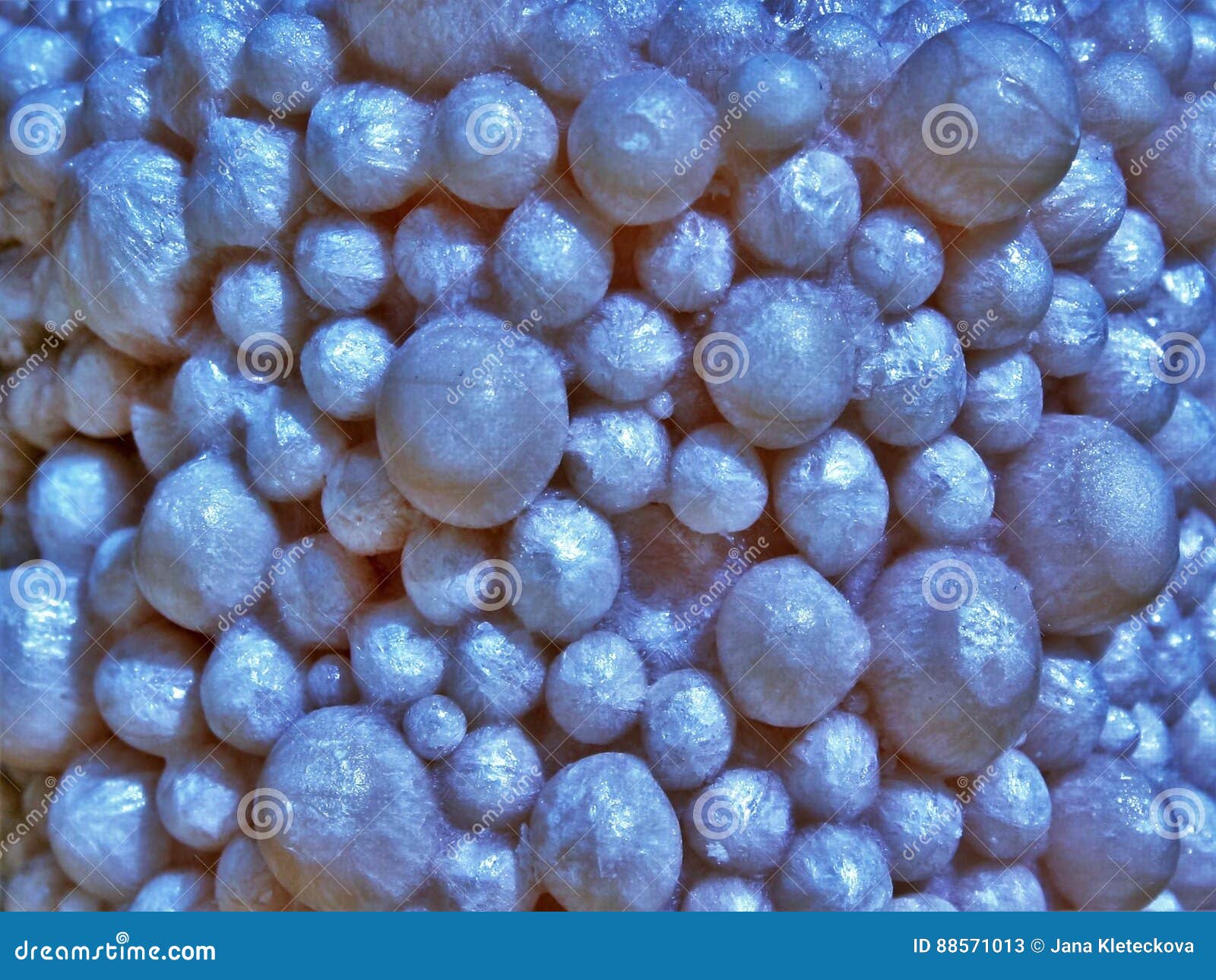 Little Orbs or Balls Abstract Blue Background Stock Image - Image of ...