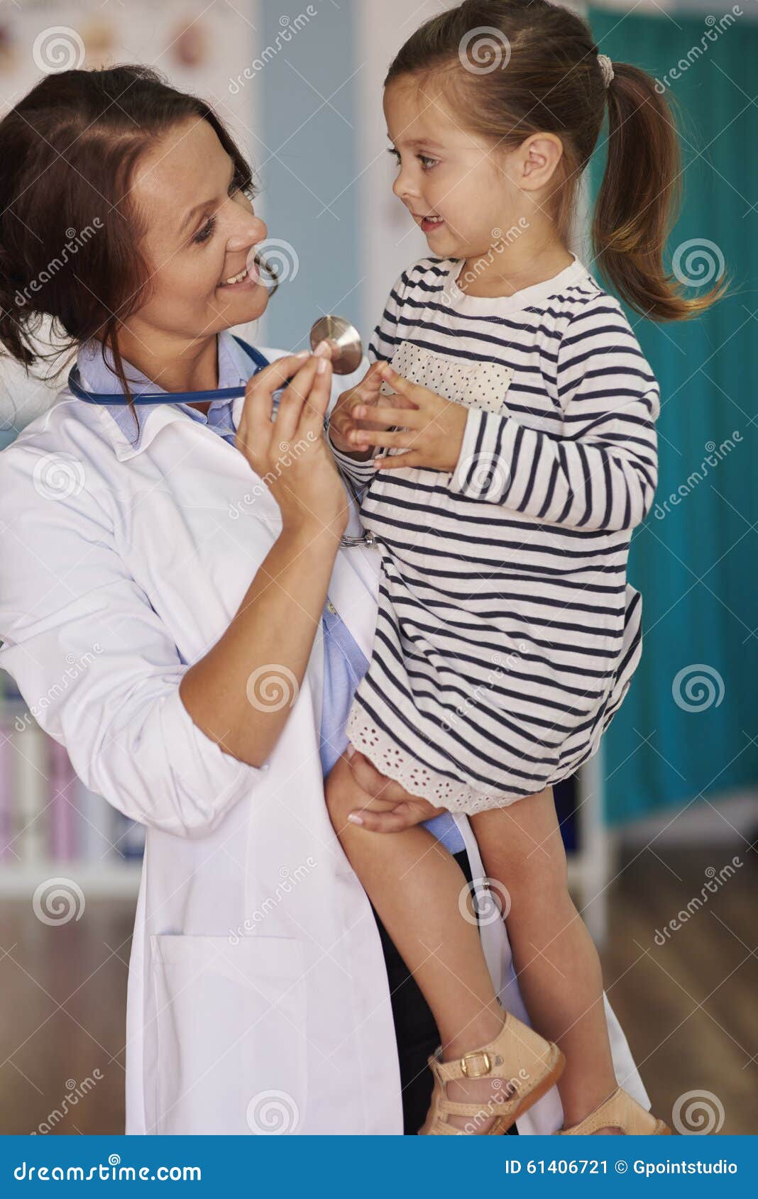 Little Patient at Doctor S Office Stock Image - Image of equipment ...