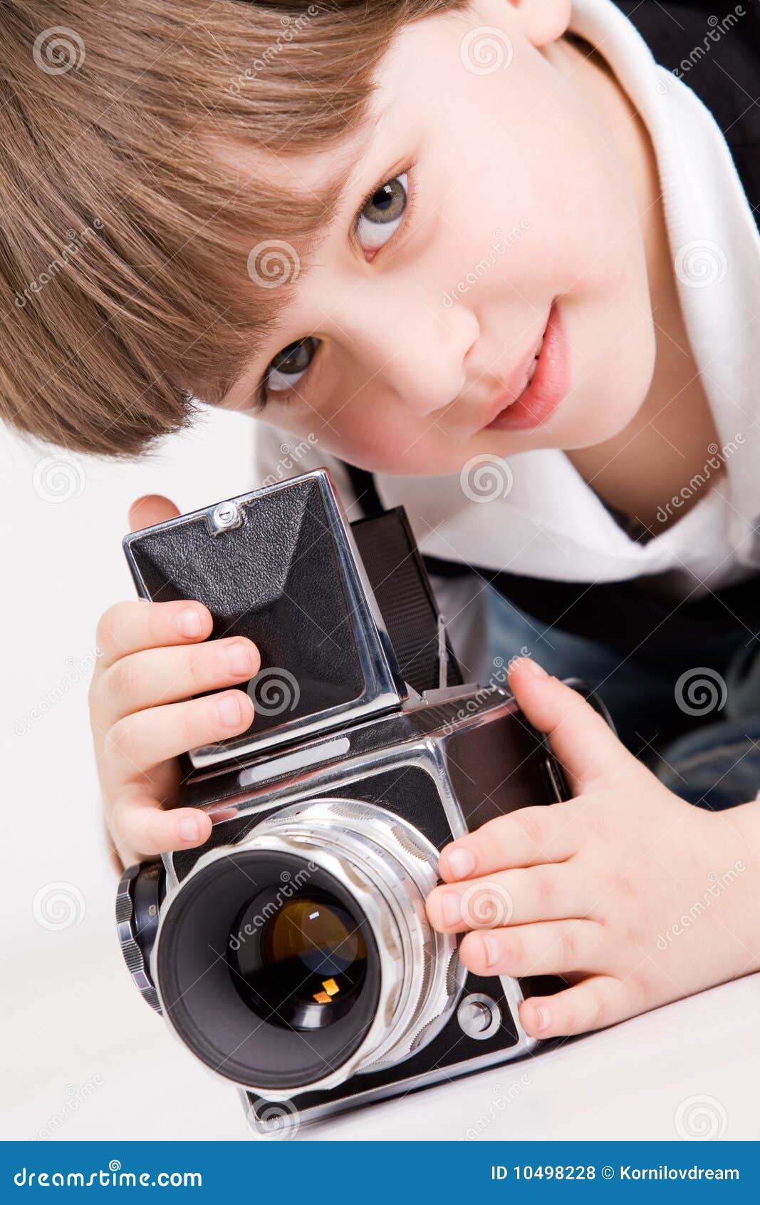 Little photographer stock photo. Image of cute, child - 10498228
